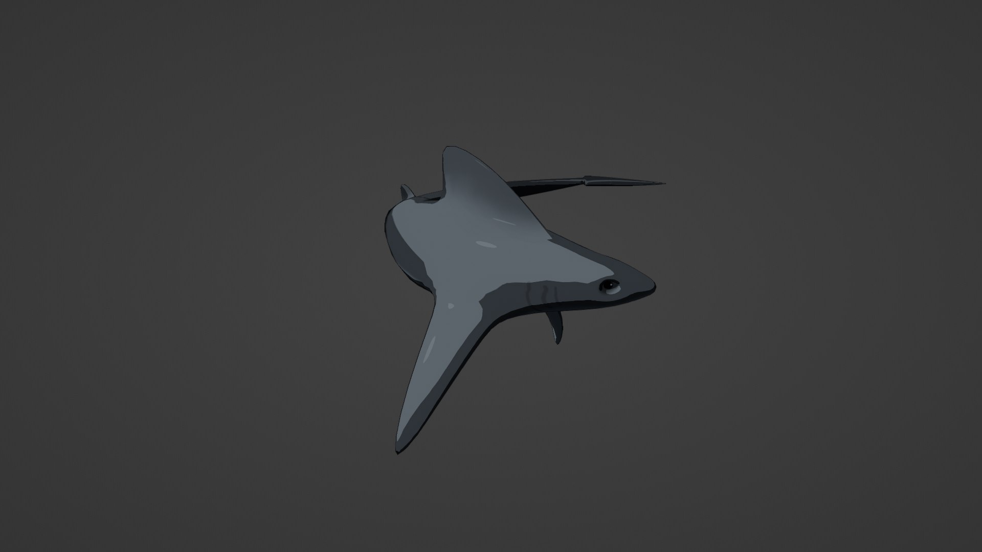 SHARK WITH LONG TAIL 3D Model - TurboSquid 2184926