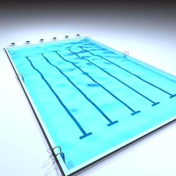 3d swimming pool