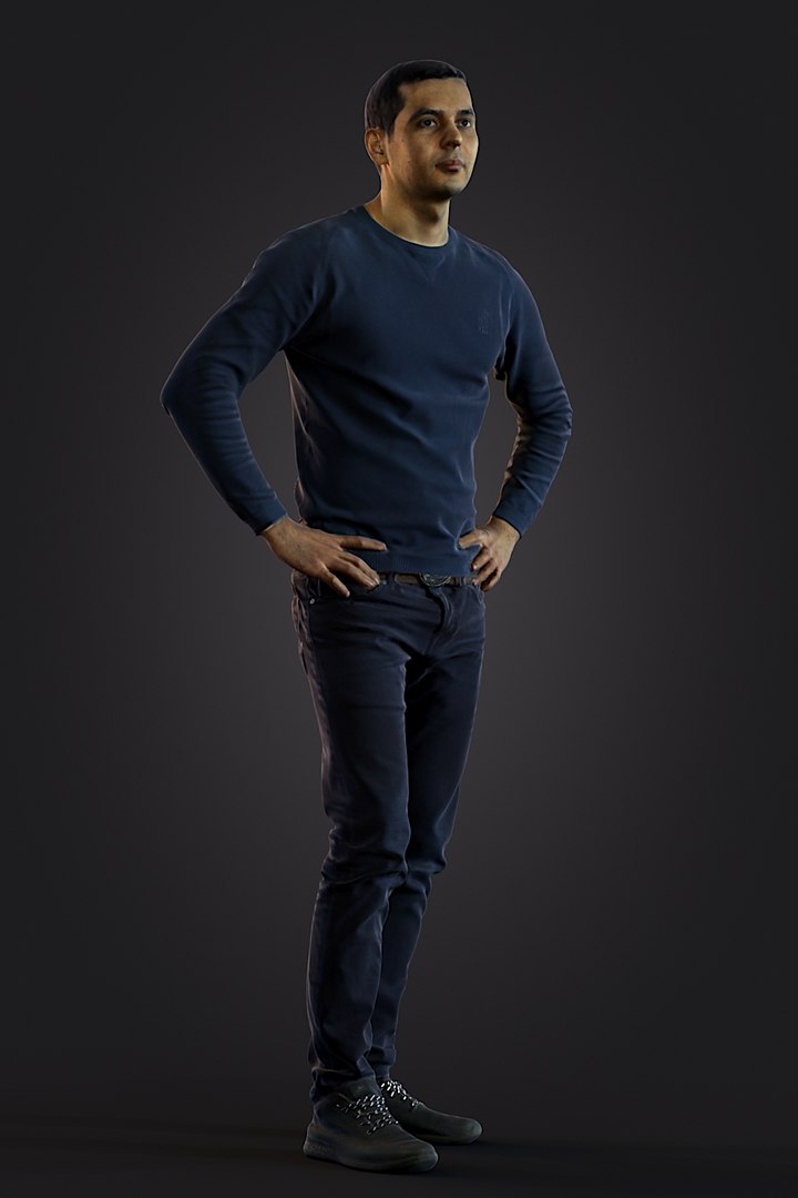 3D Man Model - TurboSquid 1274453