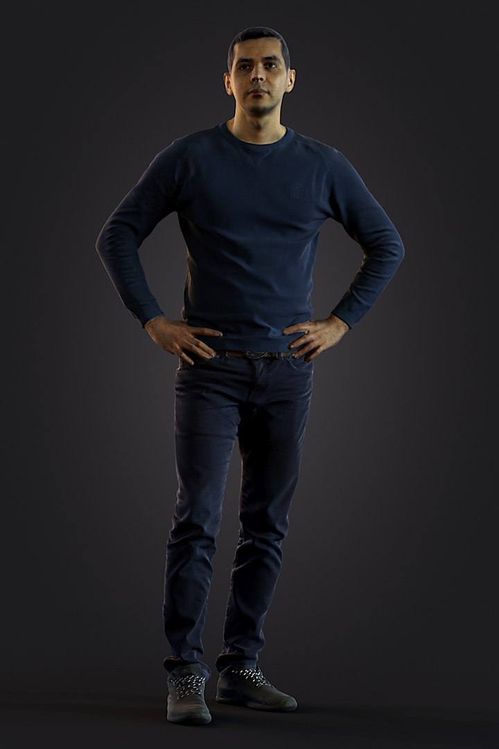 3D Man Model - TurboSquid 1274453