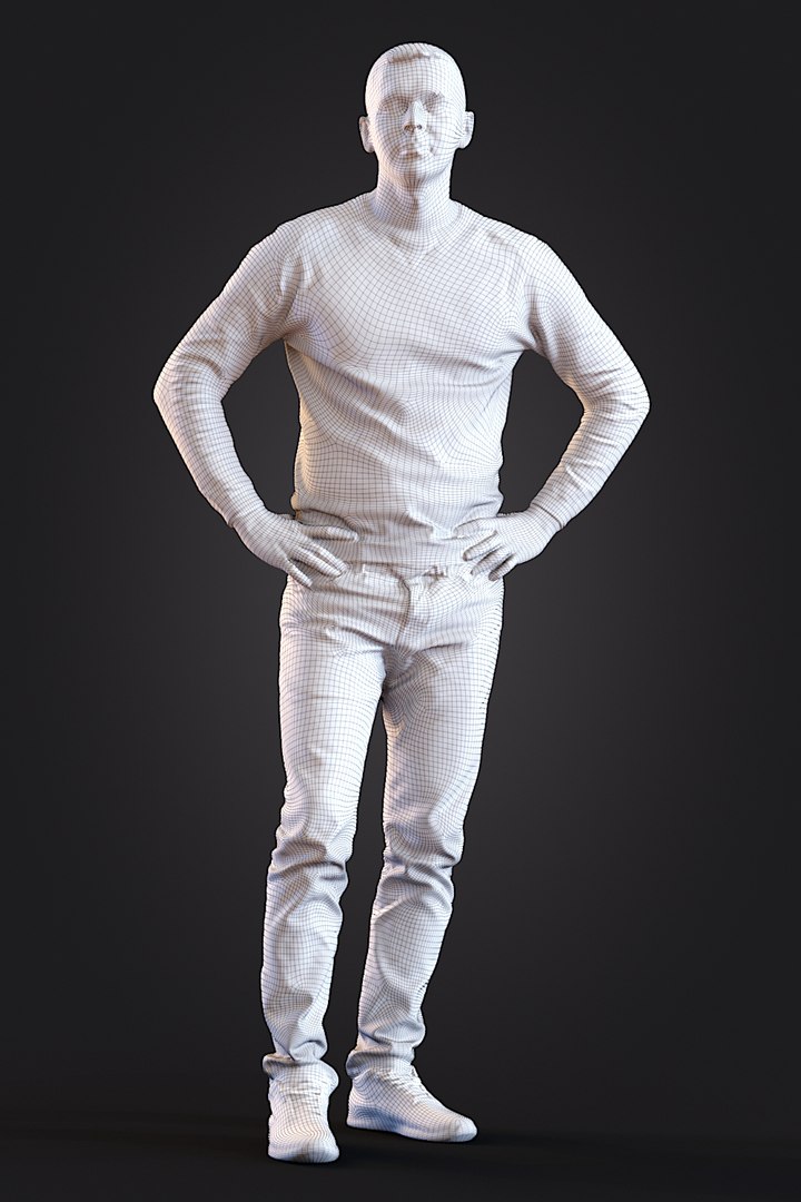 3D Man Model - TurboSquid 1274453