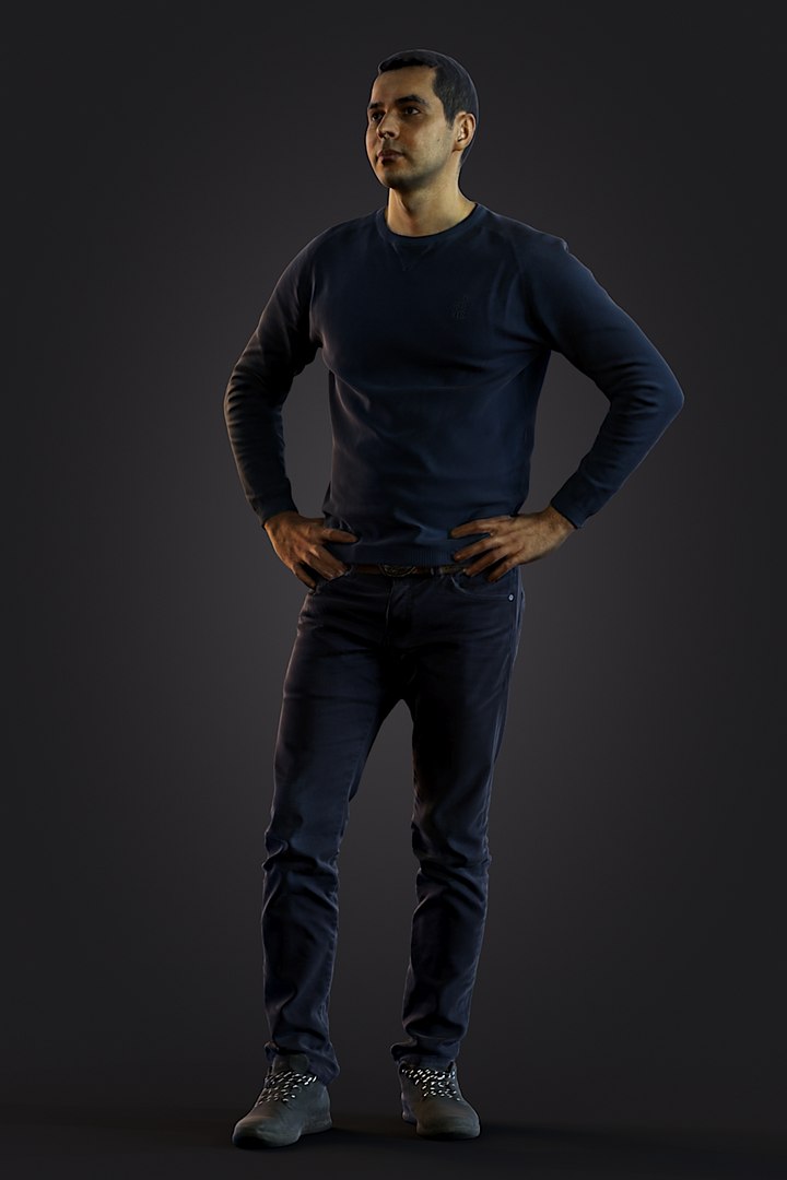 3D Man Model - TurboSquid 1274453
