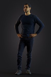 Scan man 3D model - TurboSquid 1264736