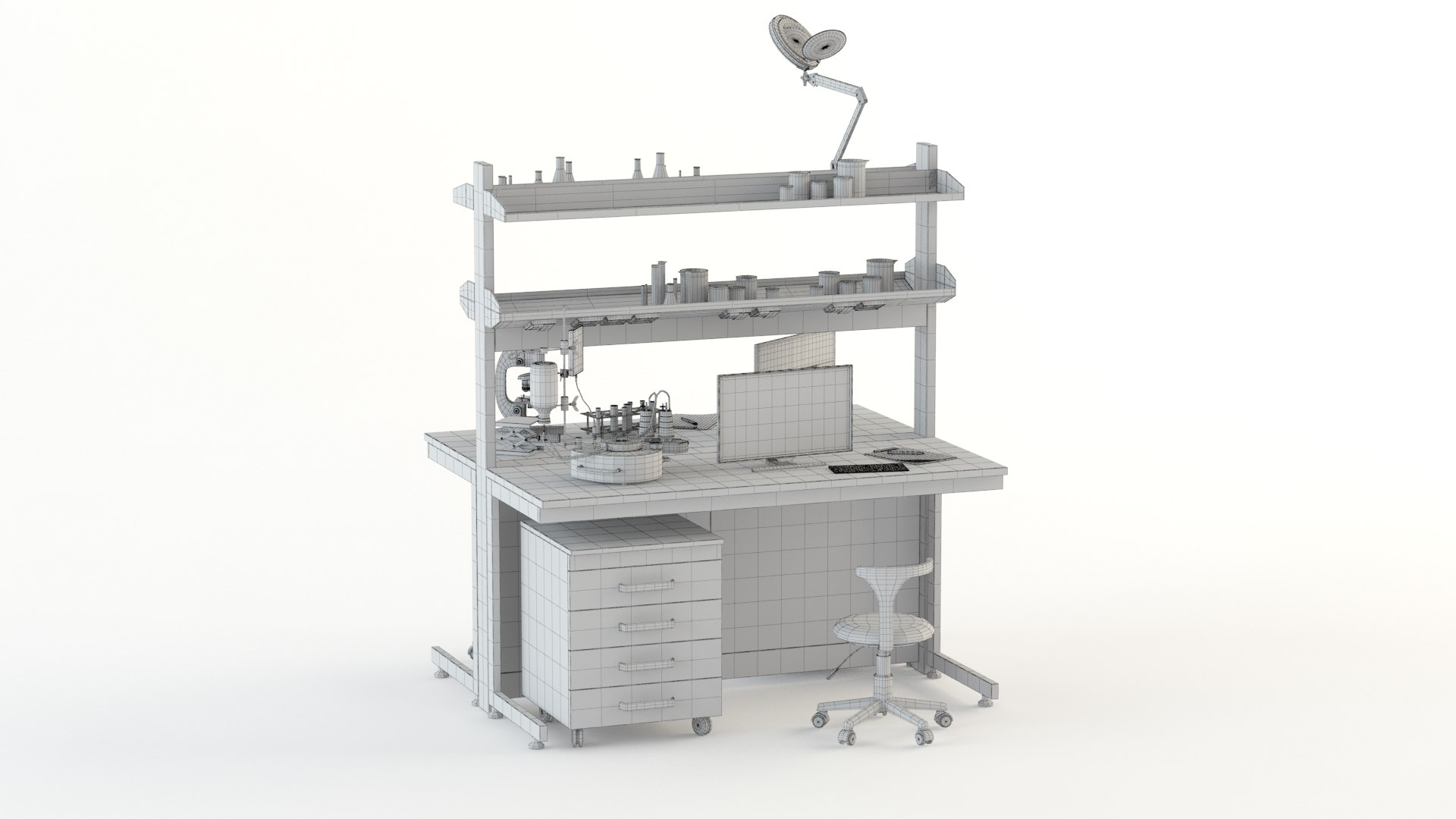 Scientific Laboratory 3D Model - TurboSquid 1502286