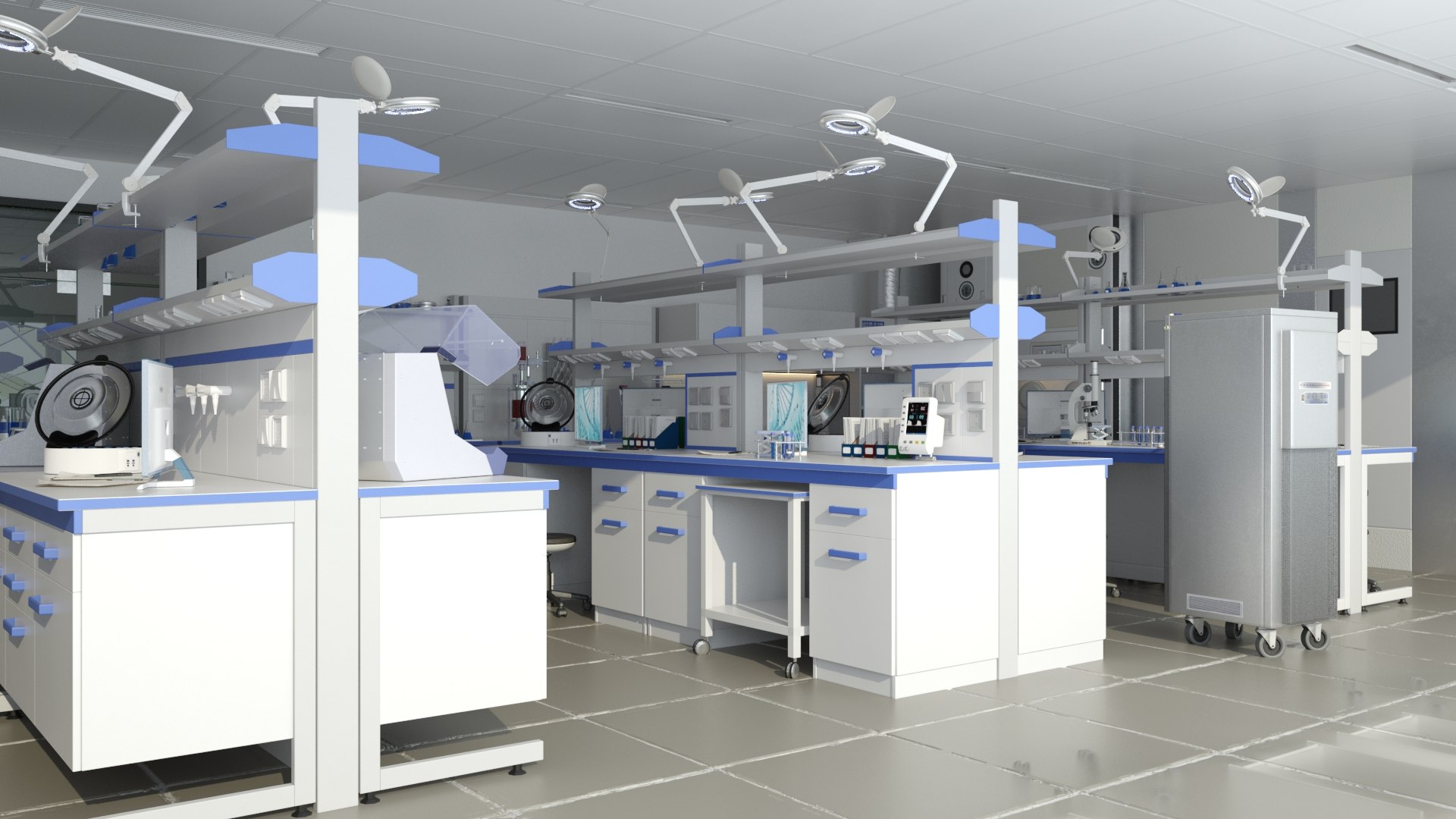 Scientific Laboratory 3D Model - TurboSquid 1502286