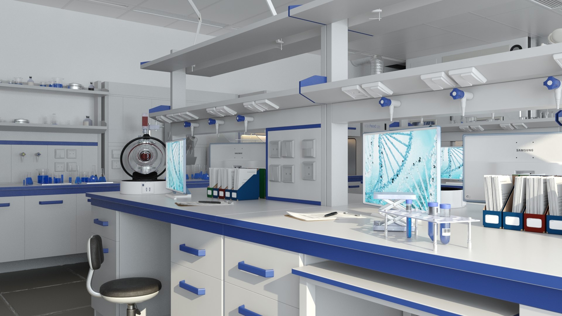 Scientific Laboratory 3D Model - TurboSquid 1502286