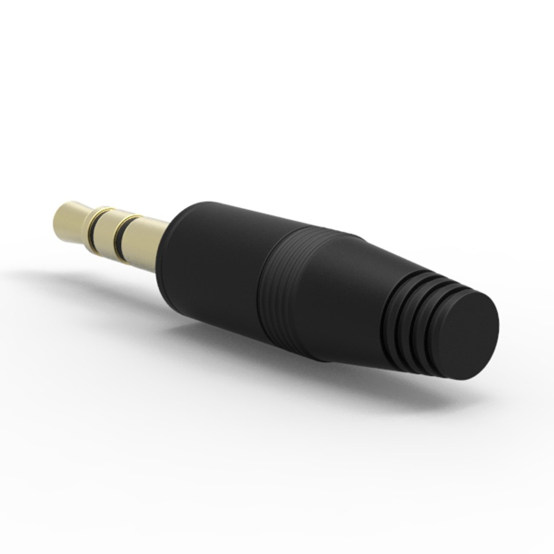 3d Jack Connector Model