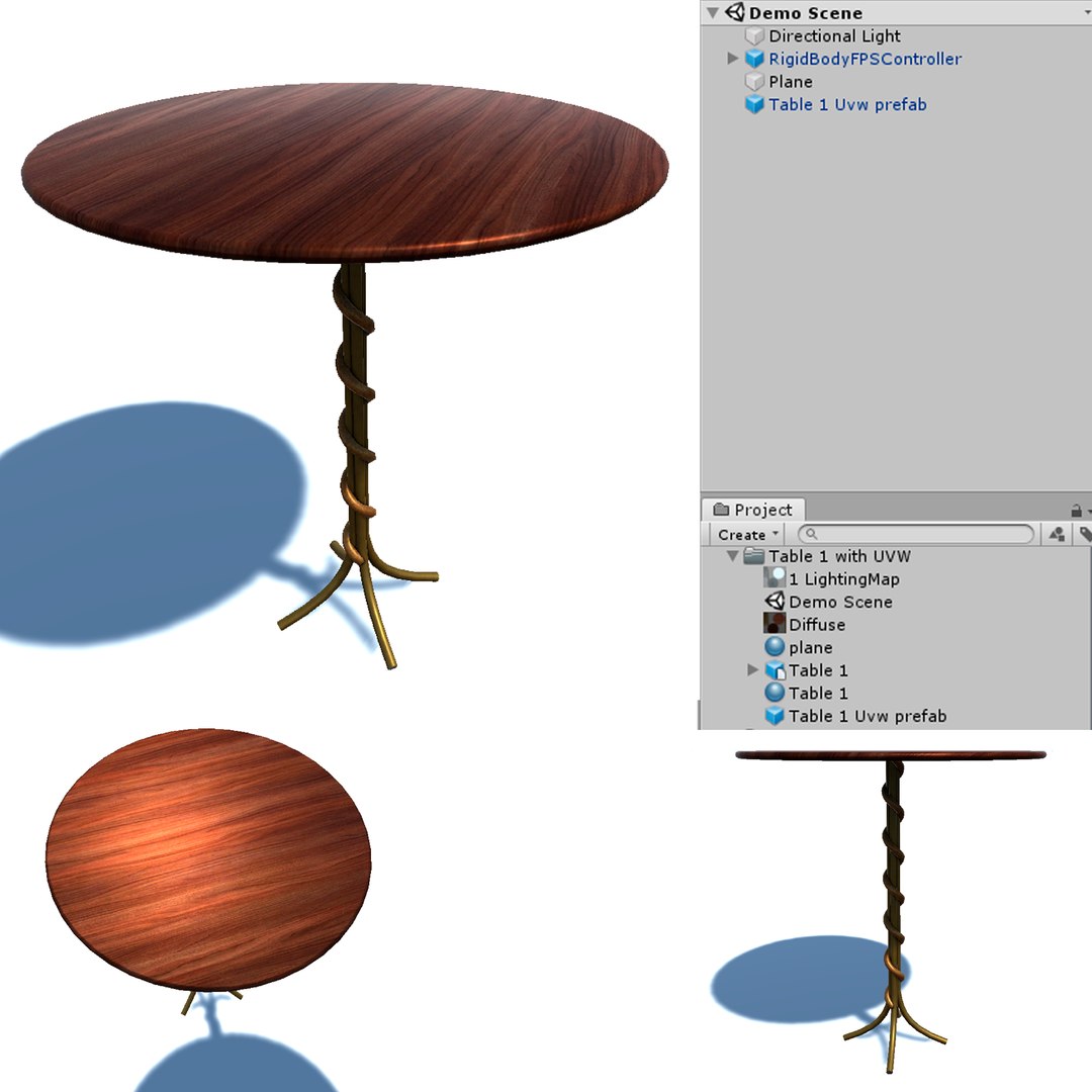 3D Table 1 Uvw Model - TurboSquid 1577812