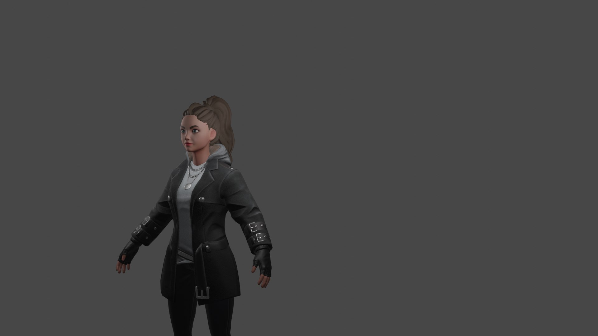 Robbi Female 3D Character Ready ForAnimation by Mujahid Aslam 3D model ...