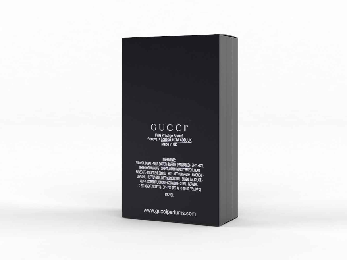 Gucci Eau Toilette Spray Model - TurboSquid 1427621