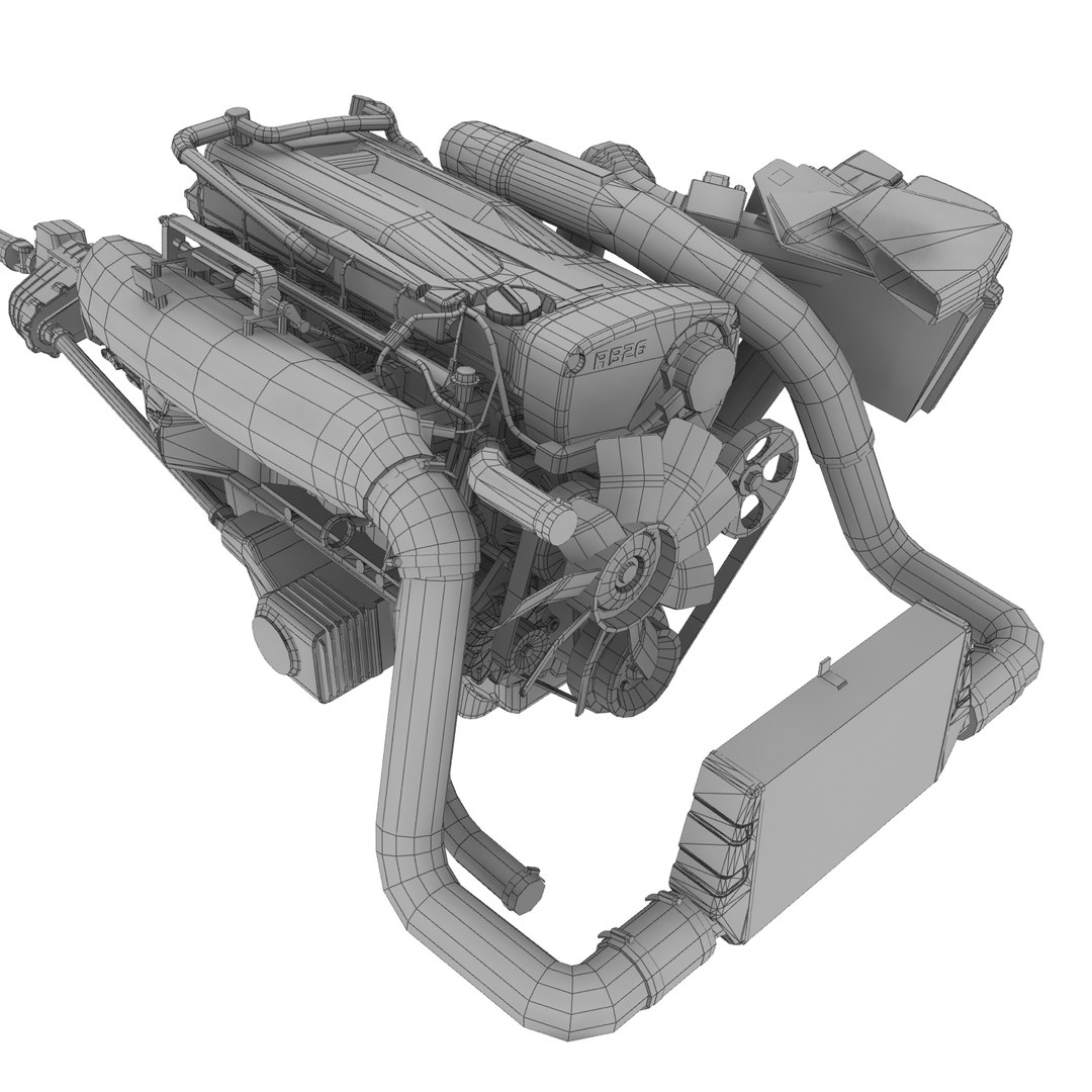 3D Rb26dett Engine 2 Nissan Skyline - TurboSquid 1375246