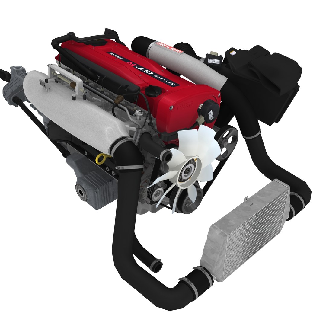 3D Rb26dett Engine 2 Nissan Skyline - TurboSquid 1375246