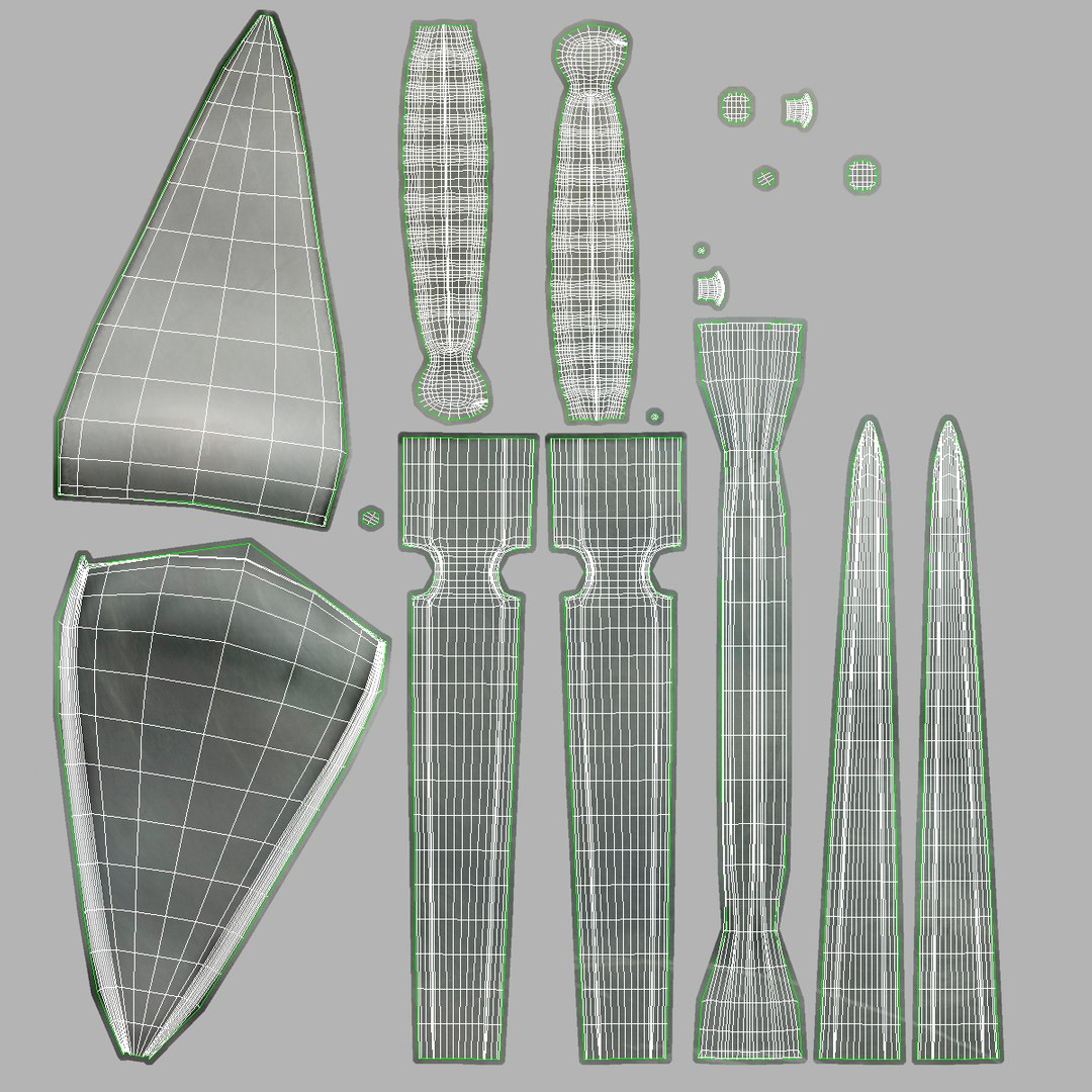 Main Gauche Parrying Dagger 3d Max