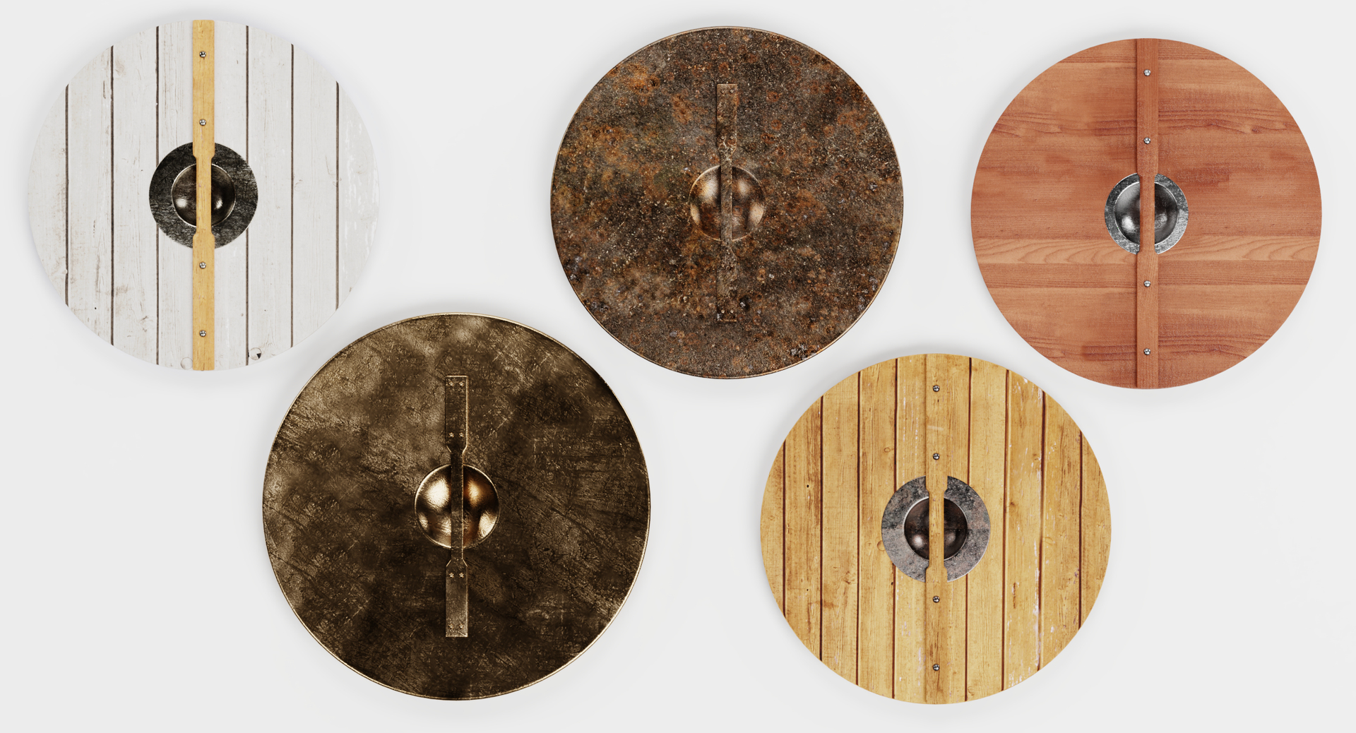 3D model viking shields - TurboSquid 1325008