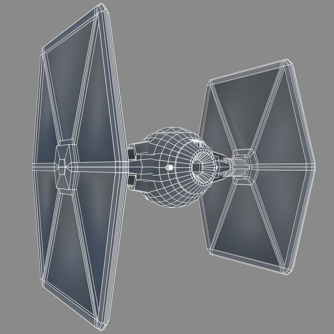 Star Wars Fighter 3d Model