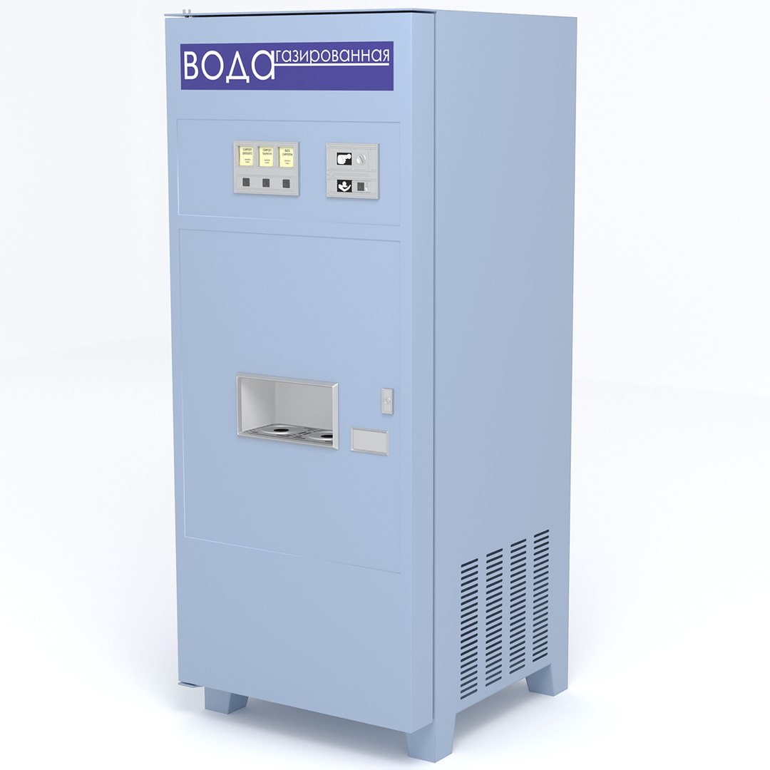 3D Soviet Soda Machine - TurboSquid 2078471