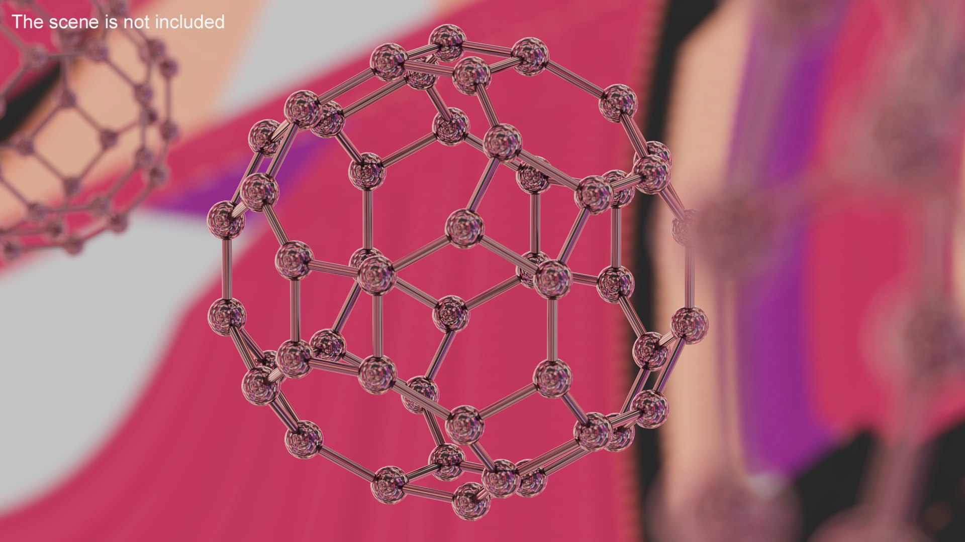 Buckminsterfullerene Structure 3D - TurboSquid 2244446