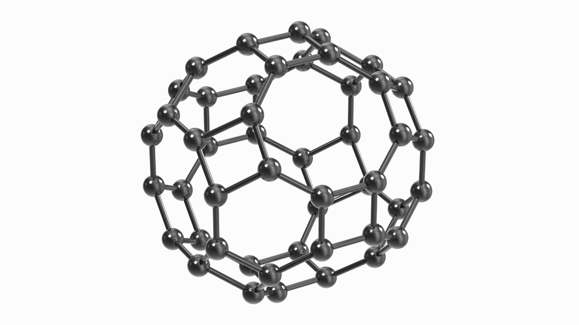 Buckminsterfullerene Structure 3D - TurboSquid 2244446