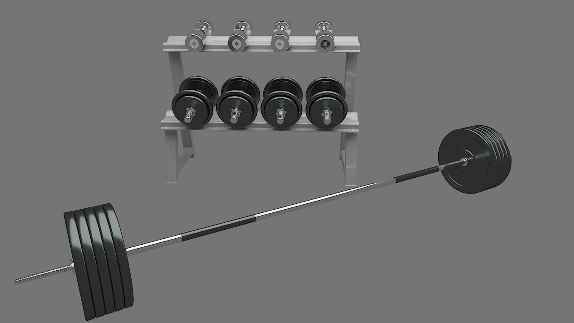 Gym 3D Model - TurboSquid 1571188