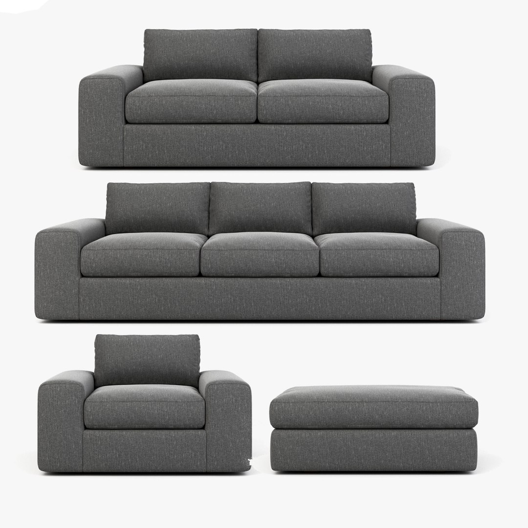 Sofa Set Collection OG Part1 Model - TurboSquid 2007628