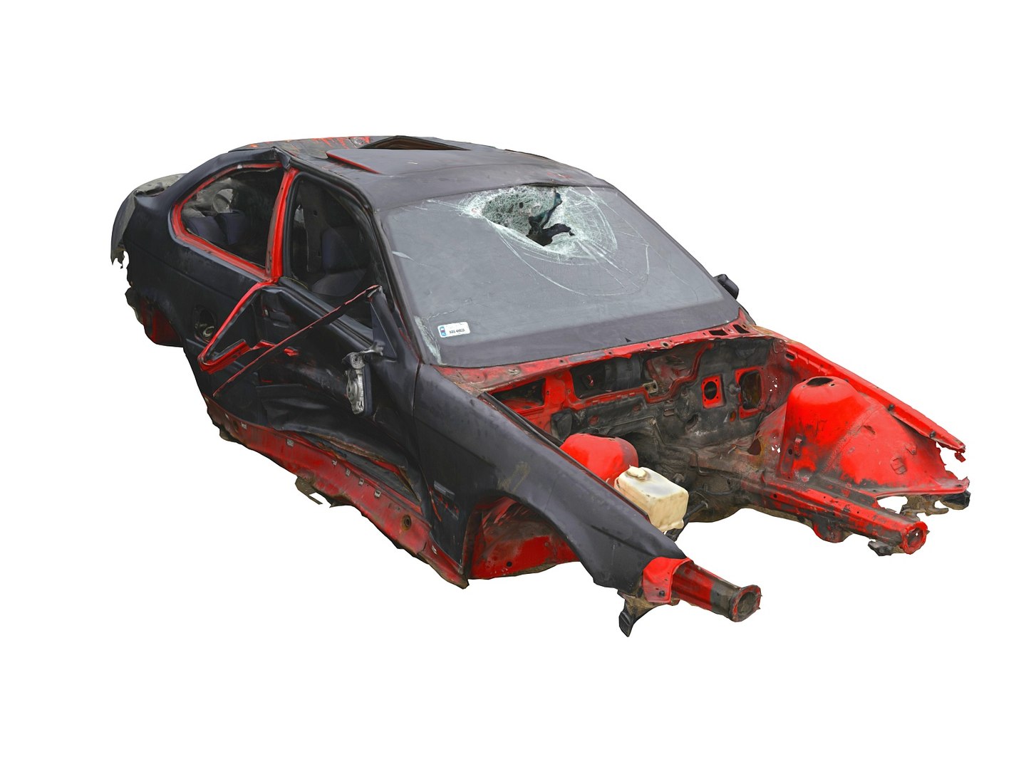 3D Car Wreck 16k Model - TurboSquid 1391165