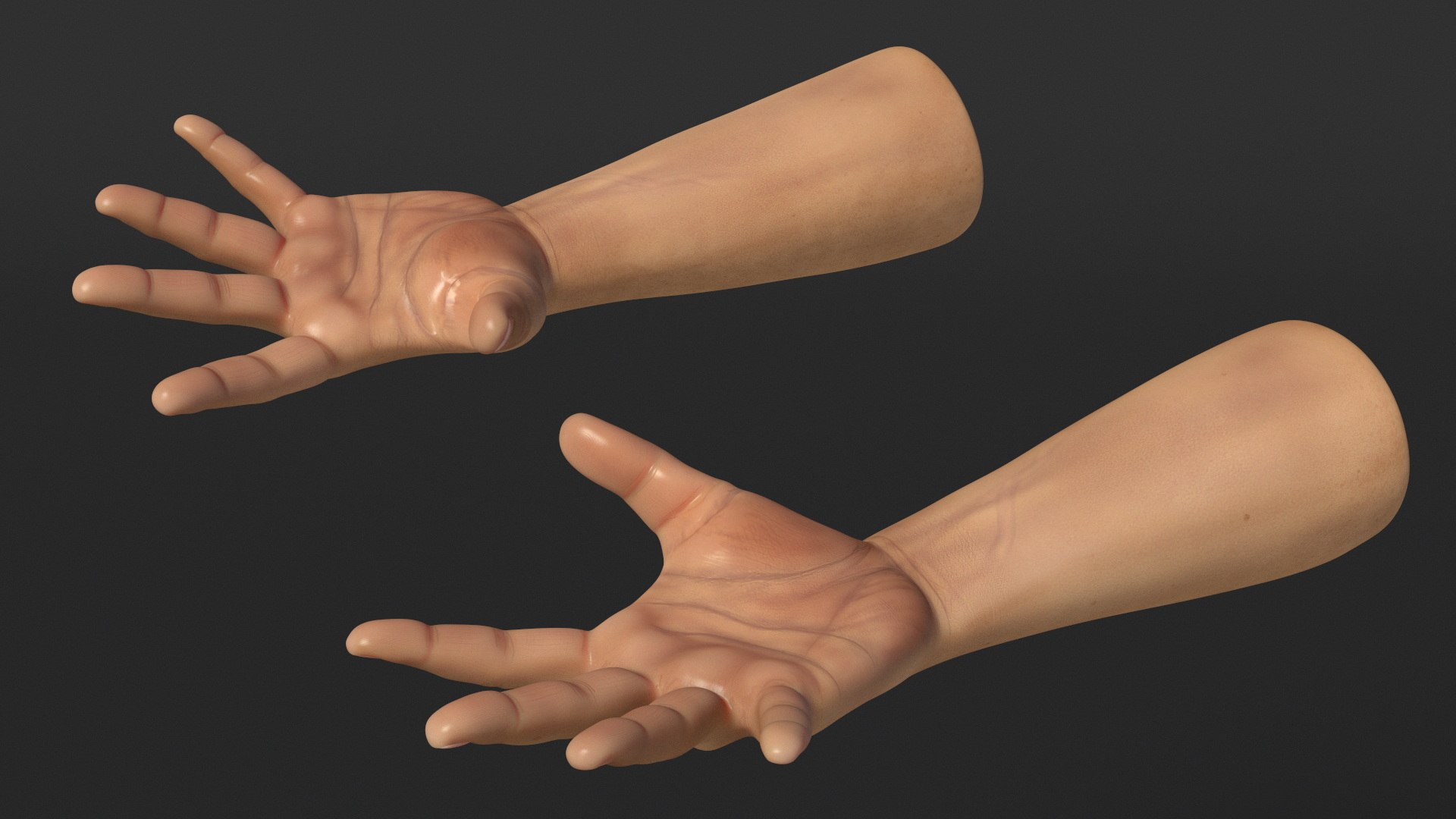 3D Realistic Human Hands Model - TurboSquid 2325122