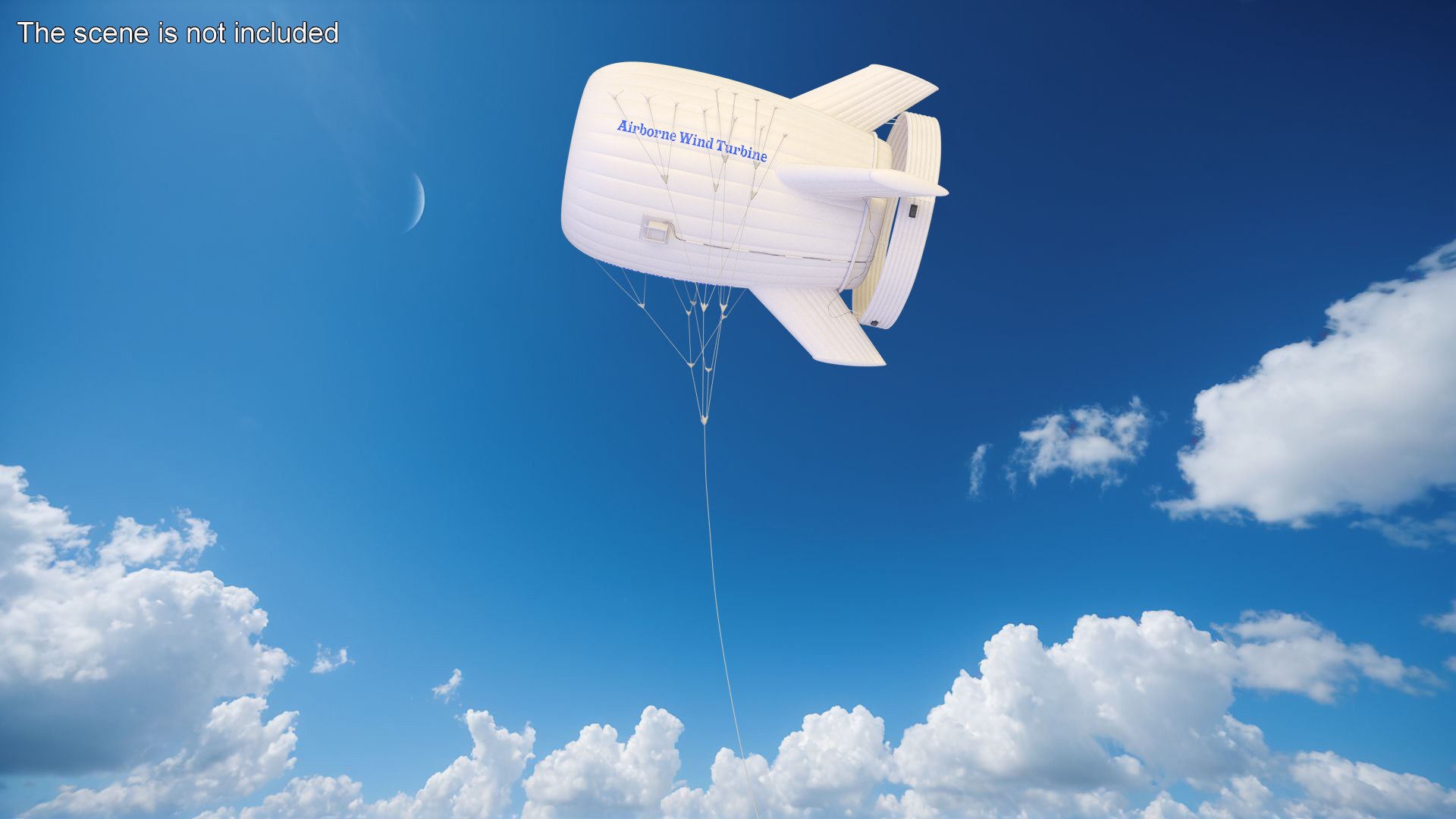 Inflatable Airborne Wind Turbine Model - TurboSquid 2425310