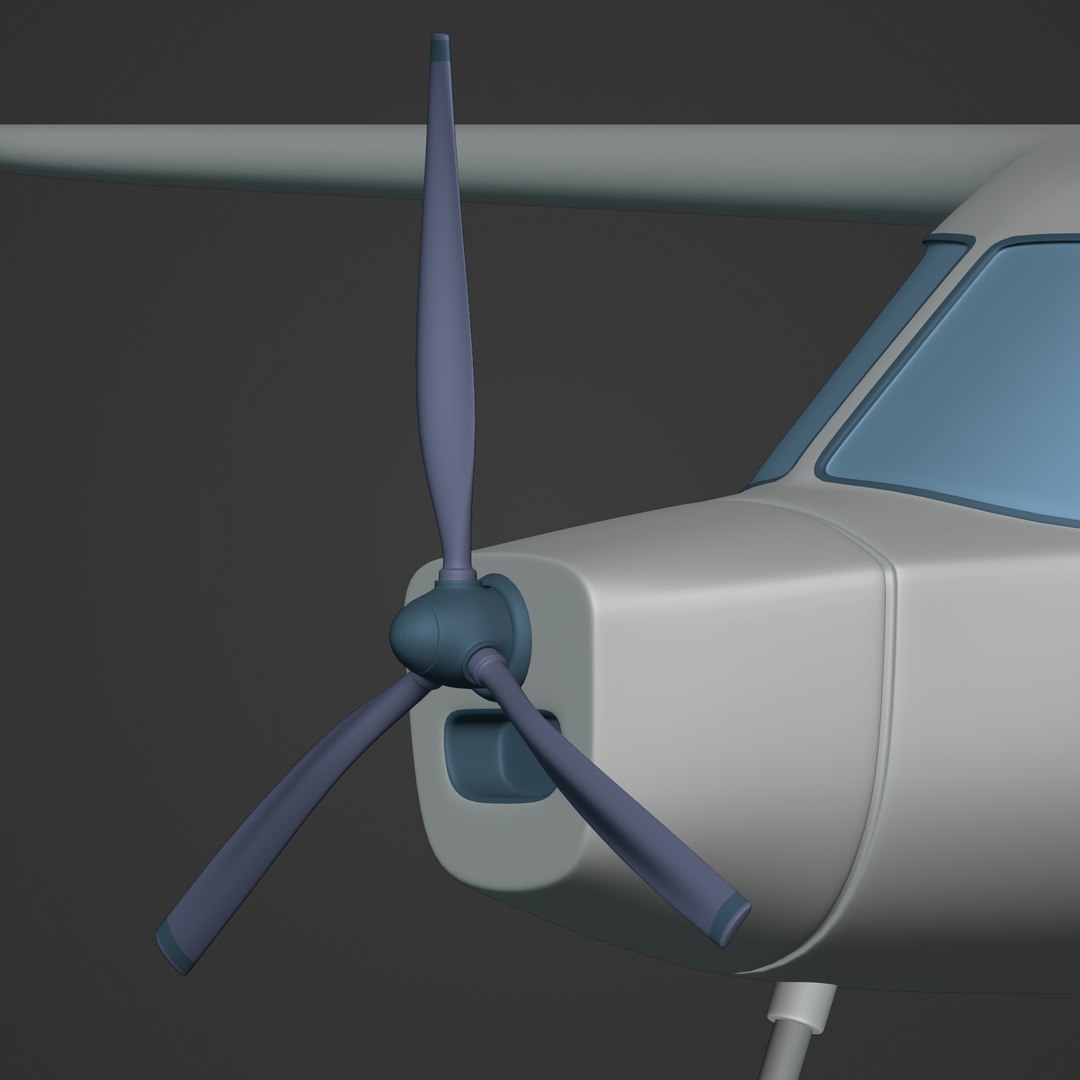 3D Model Light Airplane - TurboSquid 2046595