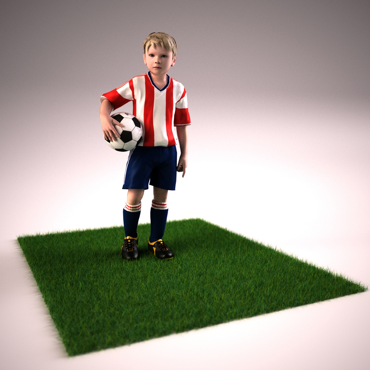 Boy soccer player rigged model - TurboSquid 1168771