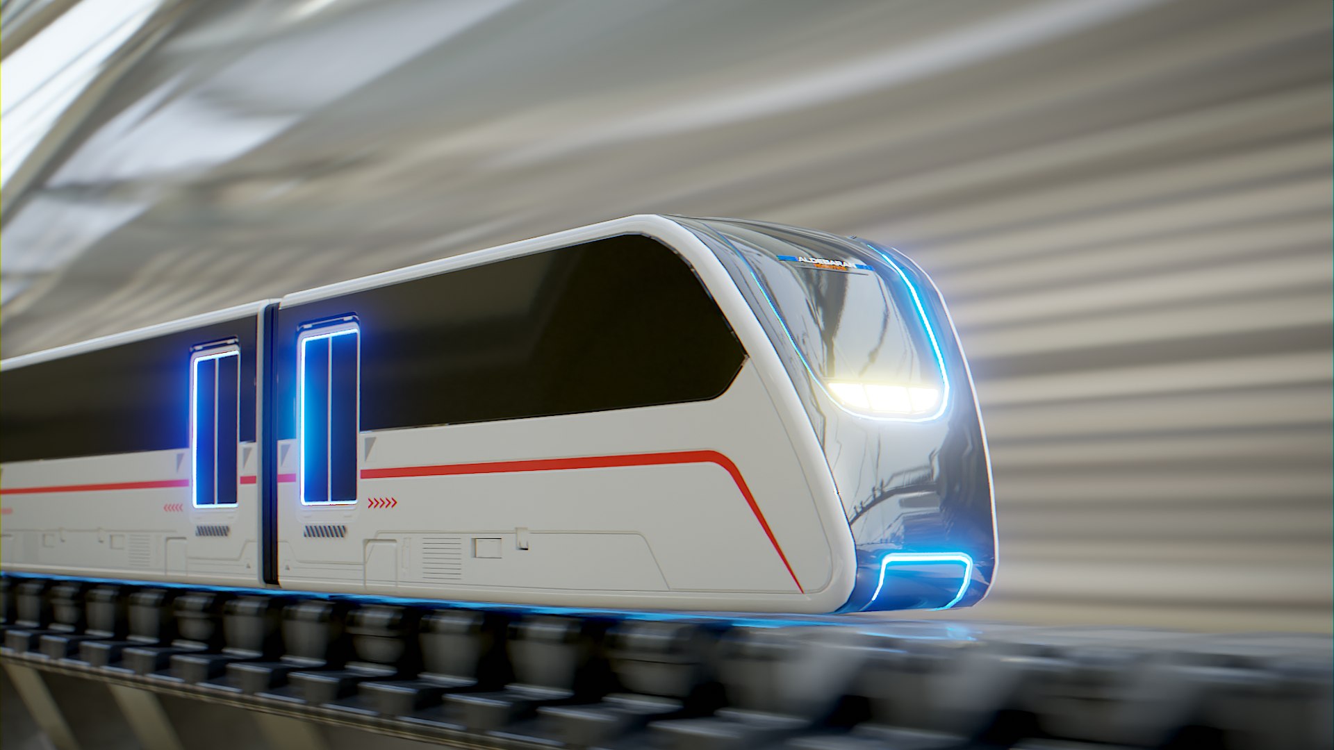 Sci Fi Train VR model - TurboSquid 1718418