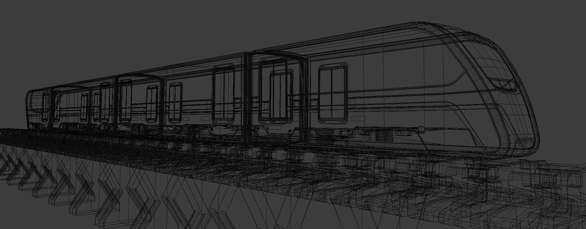 Sci Fi Train VR model - TurboSquid 1718418