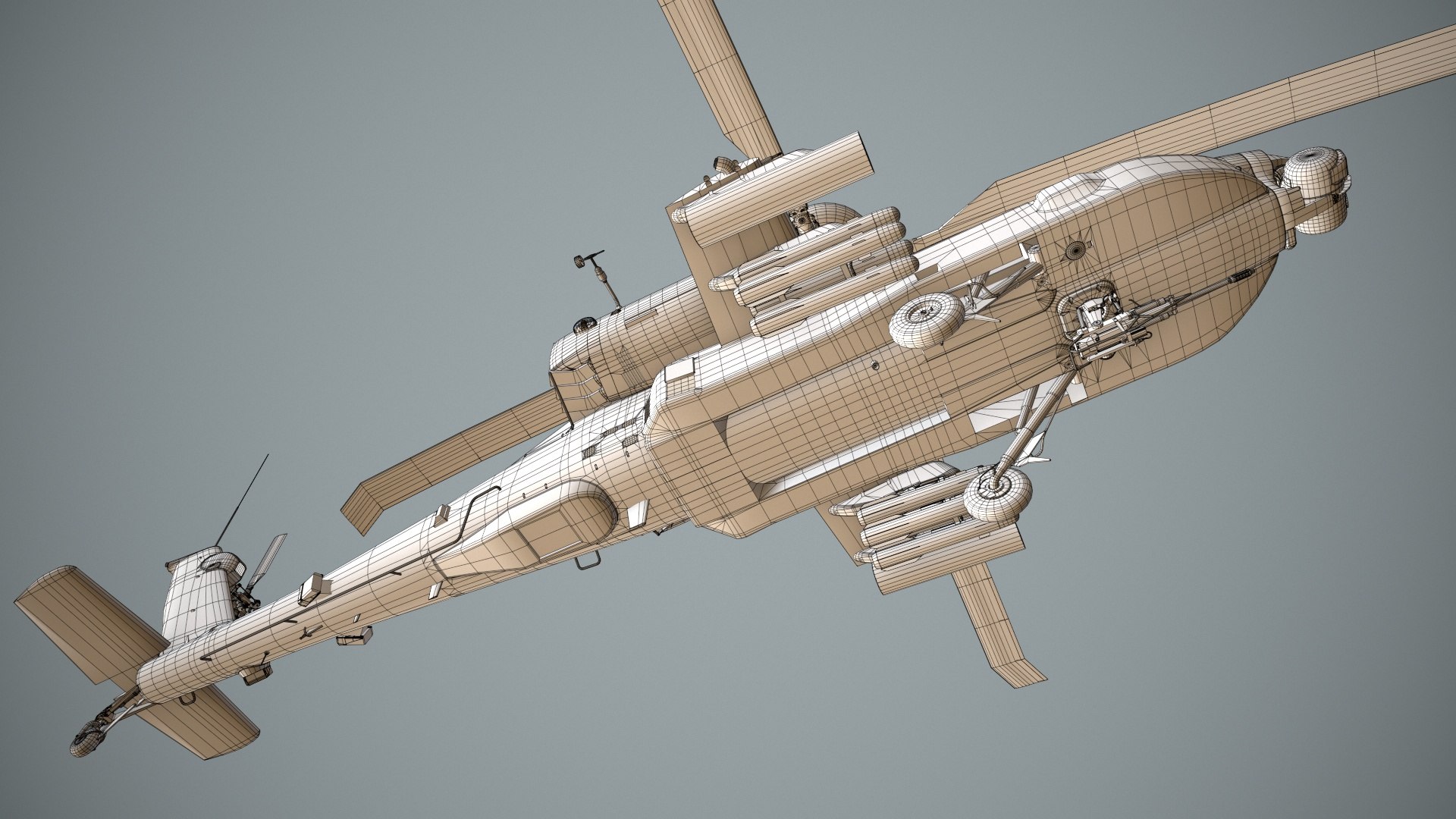 Apache AH-64E Qatar Emiri Air Force Basic Animation 3D - TurboSquid 2076468