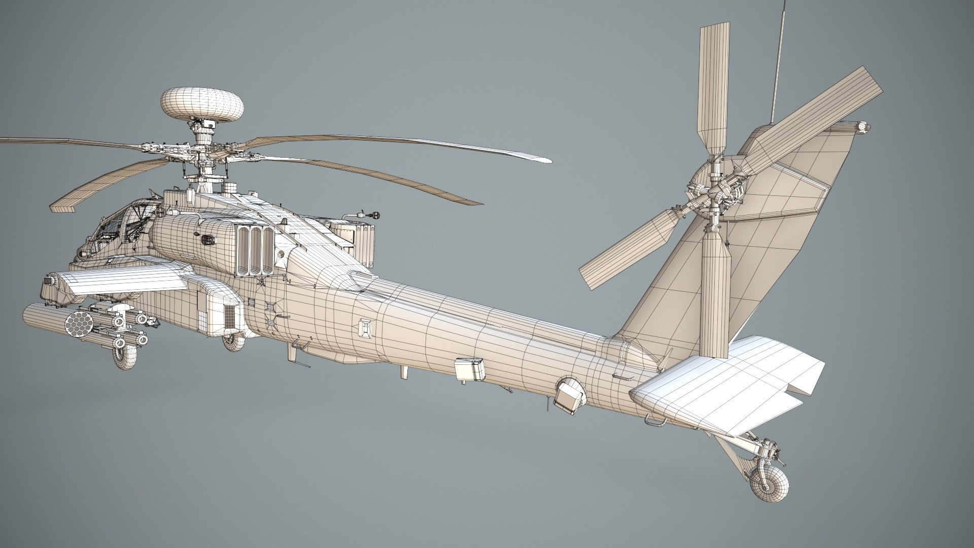 Apache AH-64E Qatar Emiri Air Force Basic Animation 3D - TurboSquid 2076468