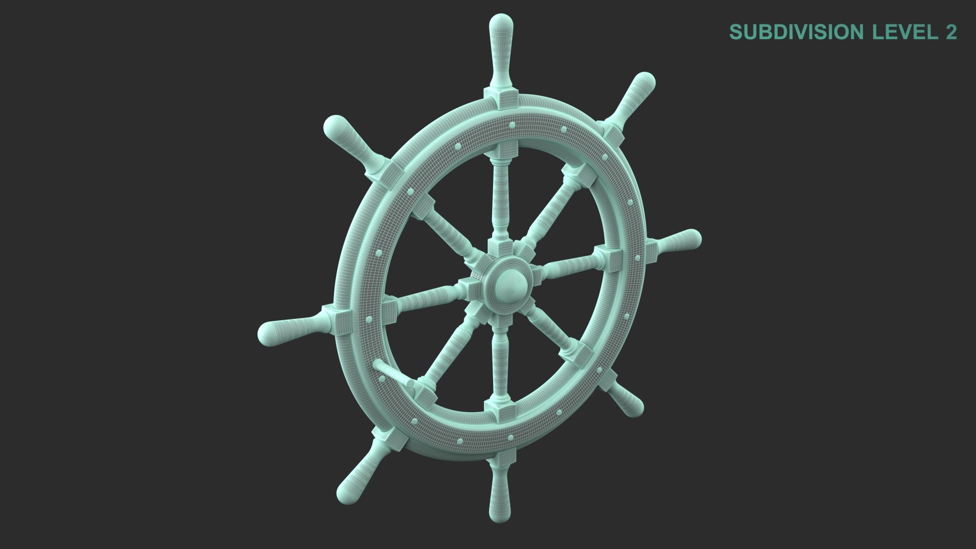 3D model Ship Wheel - TurboSquid 1792979
