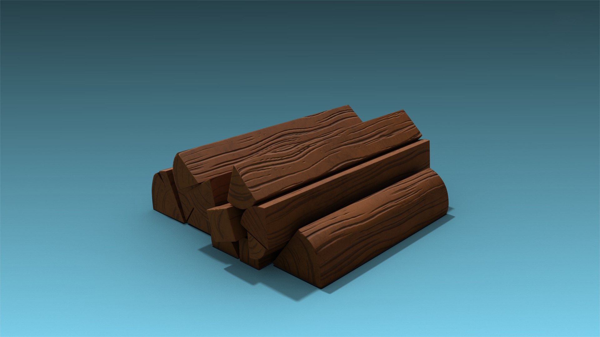 Low-poly Wood 3D Model - TurboSquid 1631429