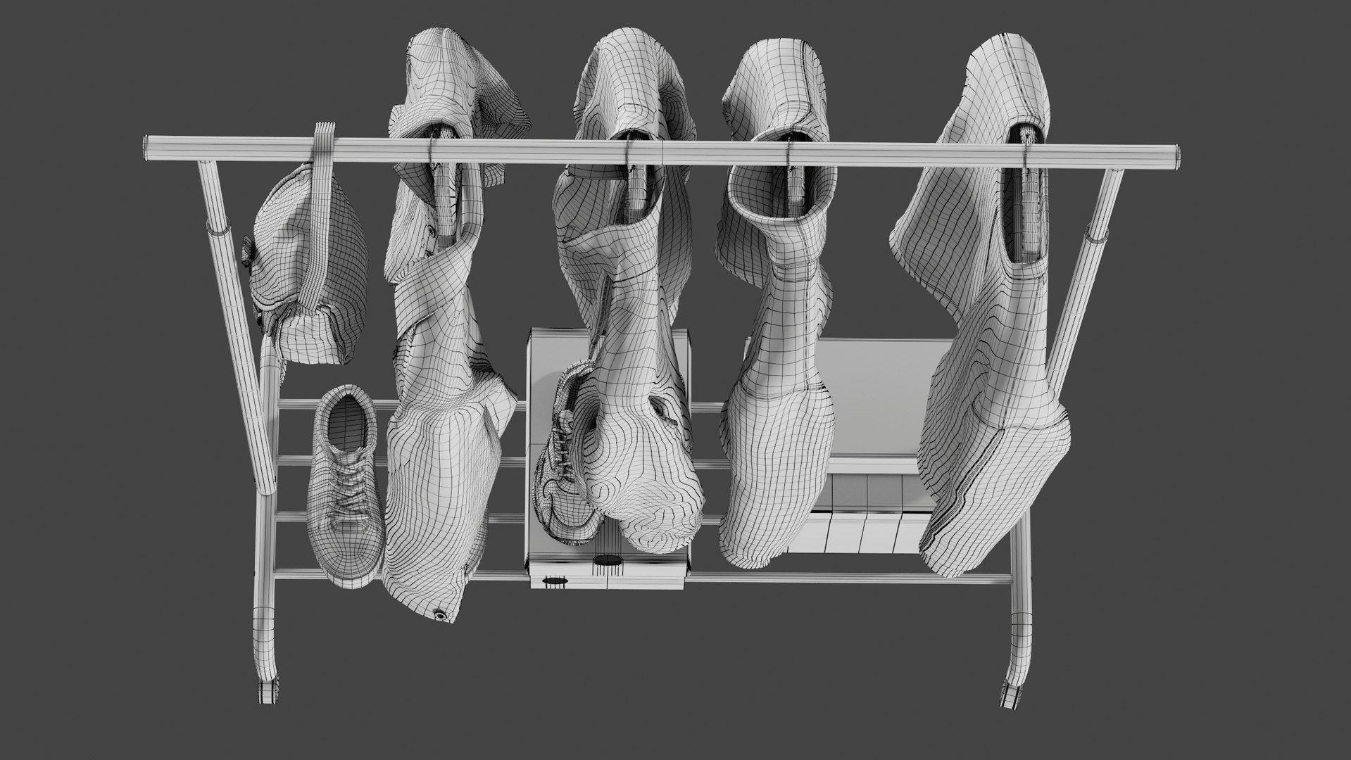 3D Base Mesh Rail Coat Model - TurboSquid 1579856