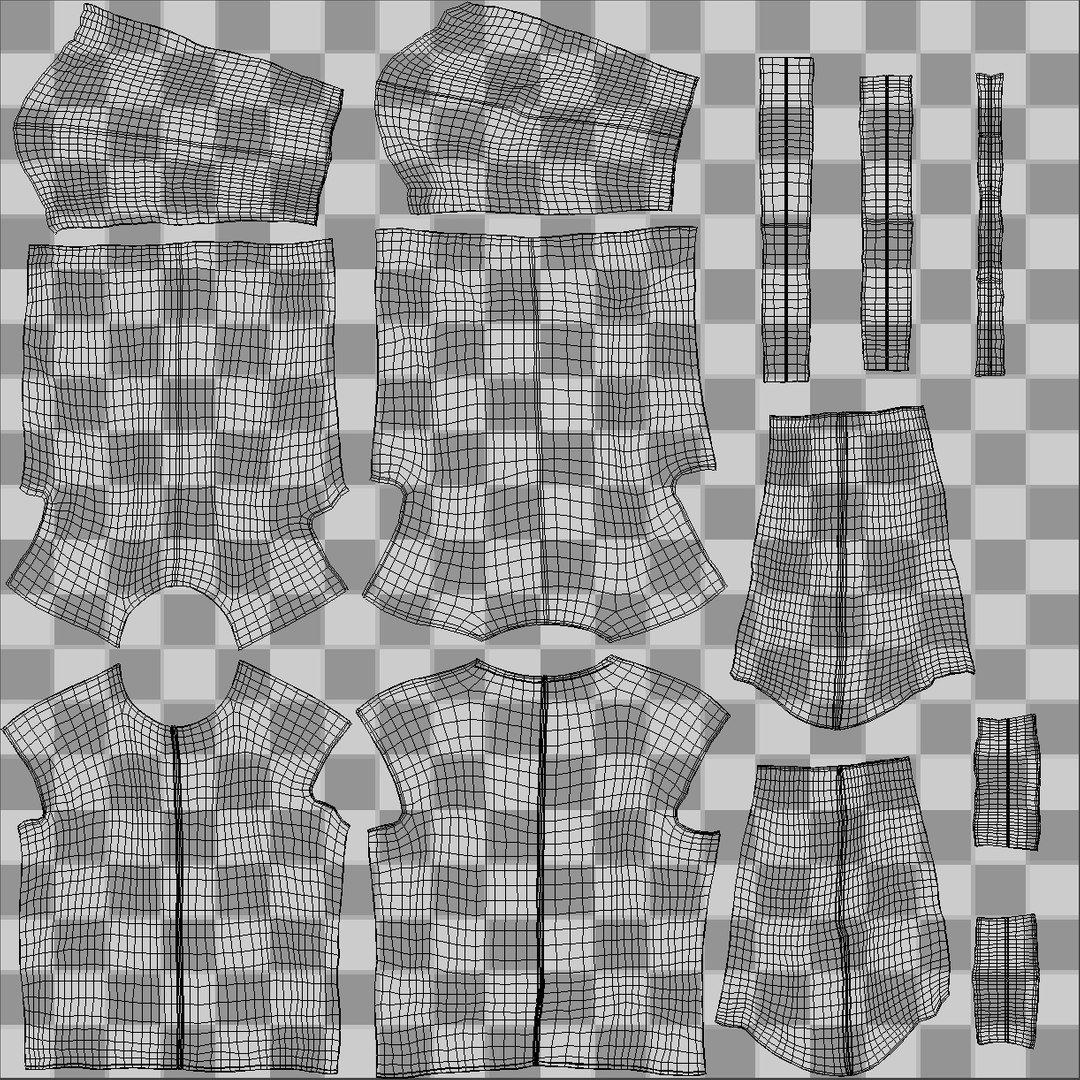 3D Base Mesh Rail Coat Model - TurboSquid 1579856