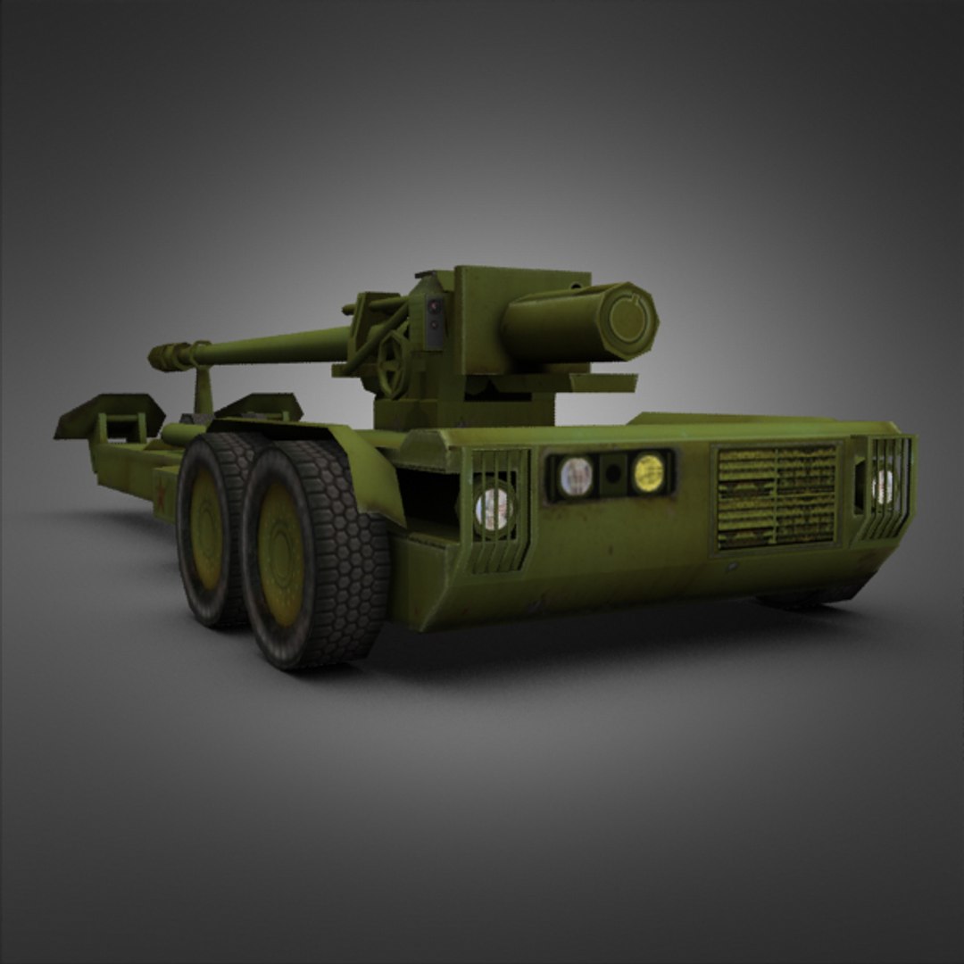 3ds Max Norinco Pll01 Artillery
