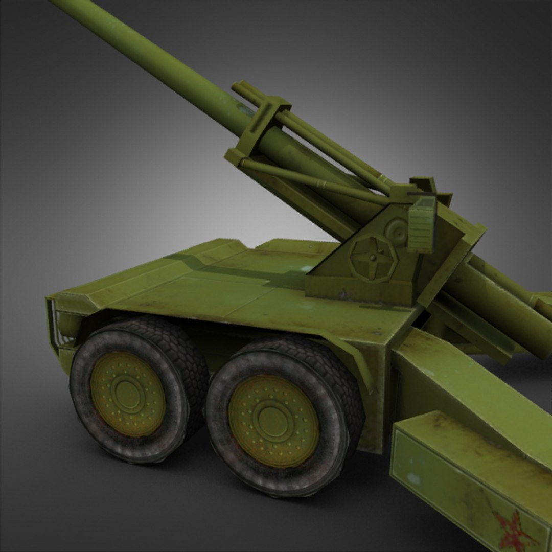 3ds Max Norinco Pll01 Artillery