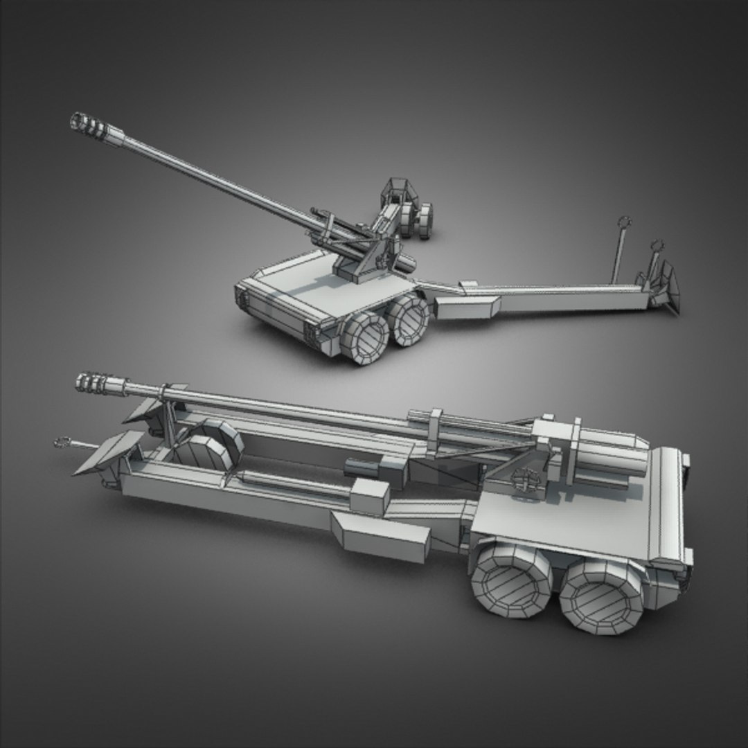 3ds Max Norinco Pll01 Artillery
