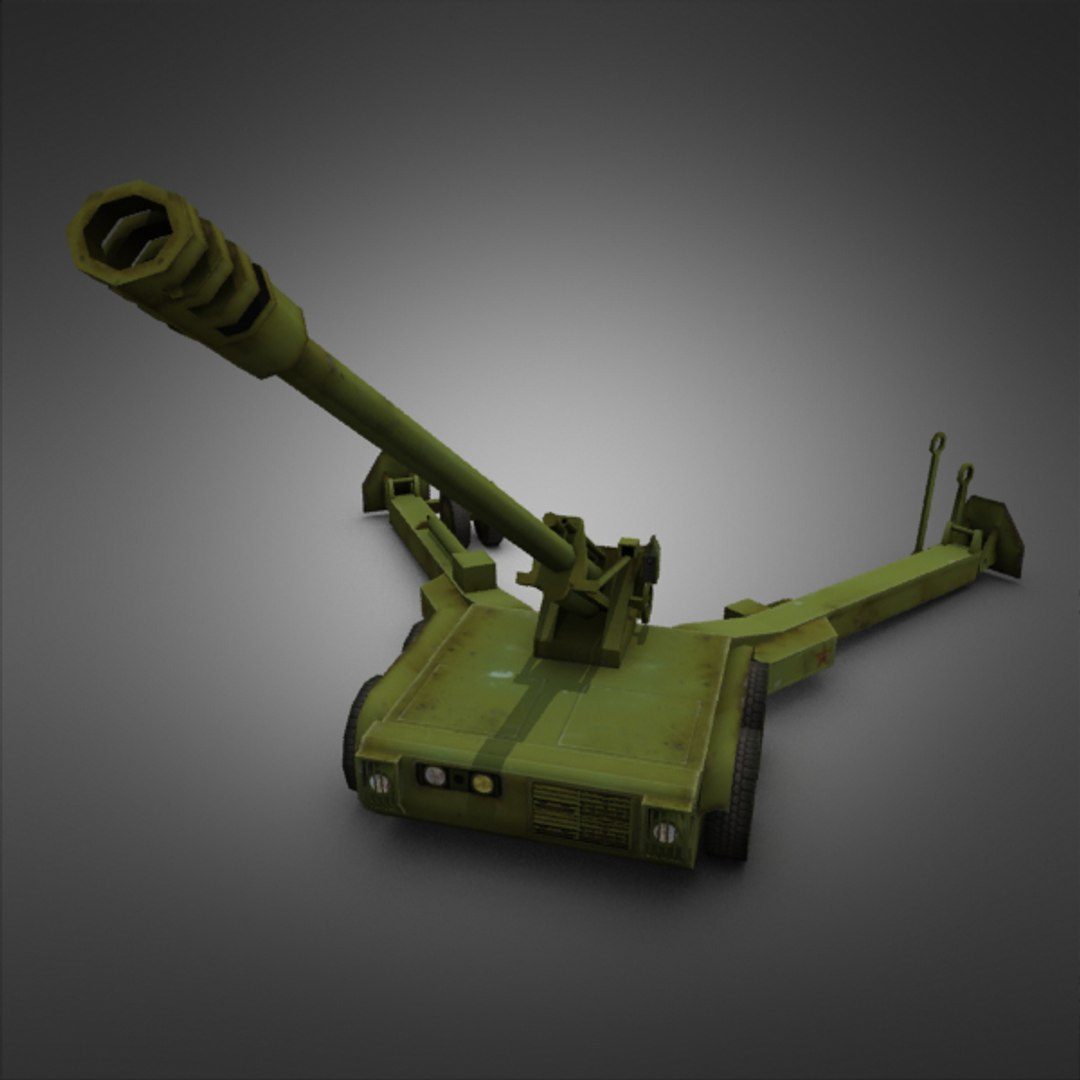 3ds Max Norinco Pll01 Artillery