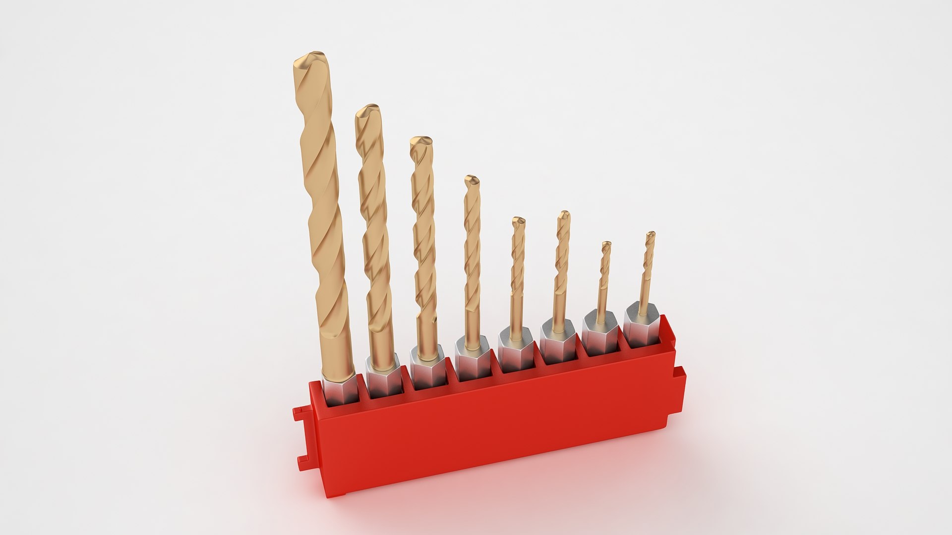 Drill Bits 3D Model - TurboSquid 1505865