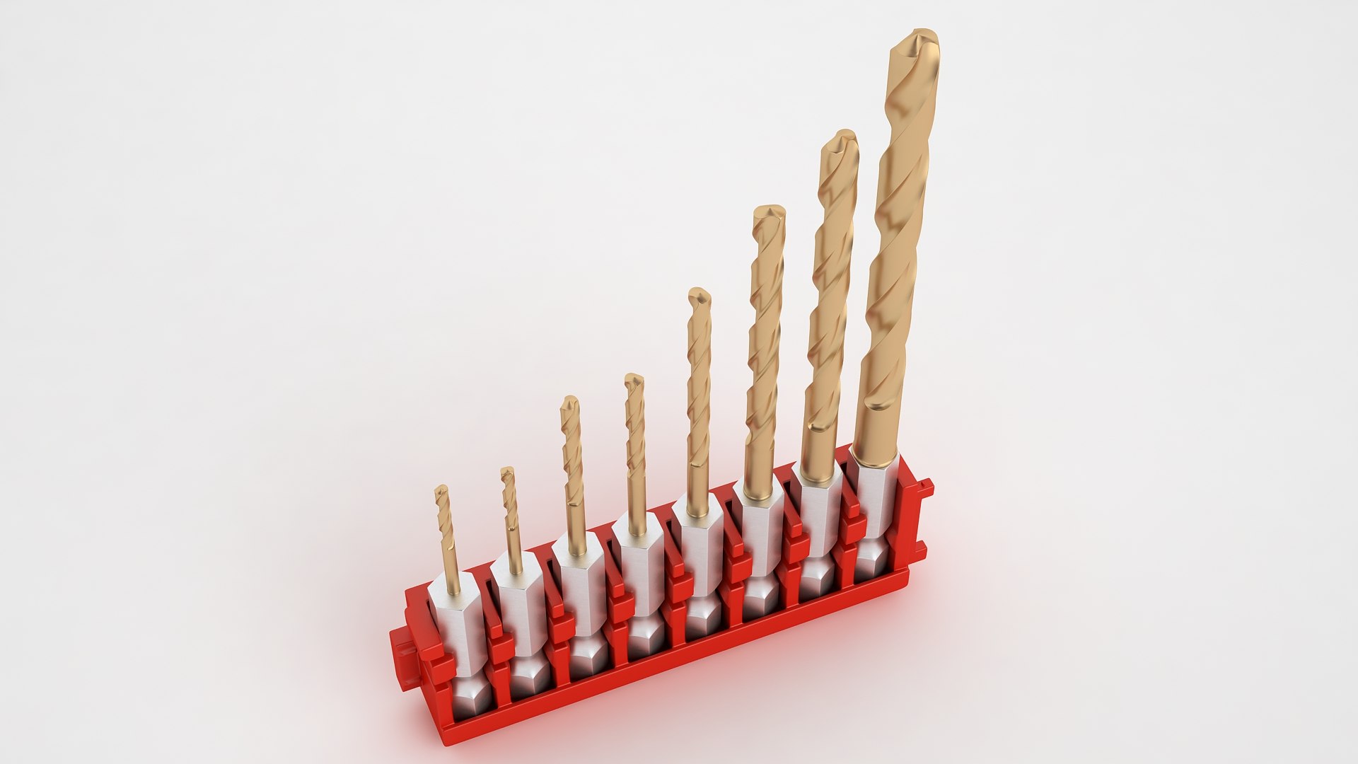 Drill Bits 3D Model - TurboSquid 1505865