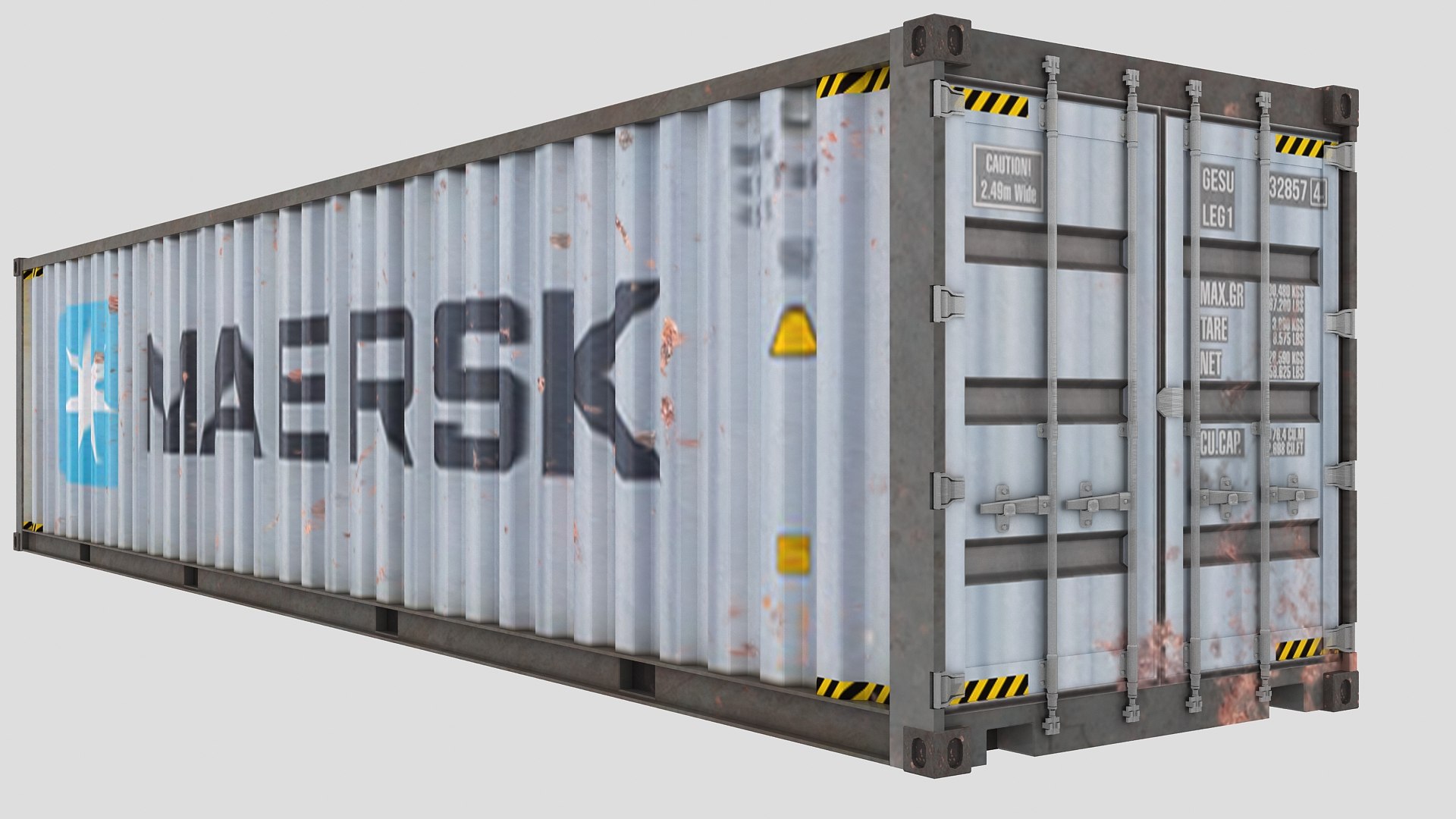 3D Shipping Container - TurboSquid 1643300