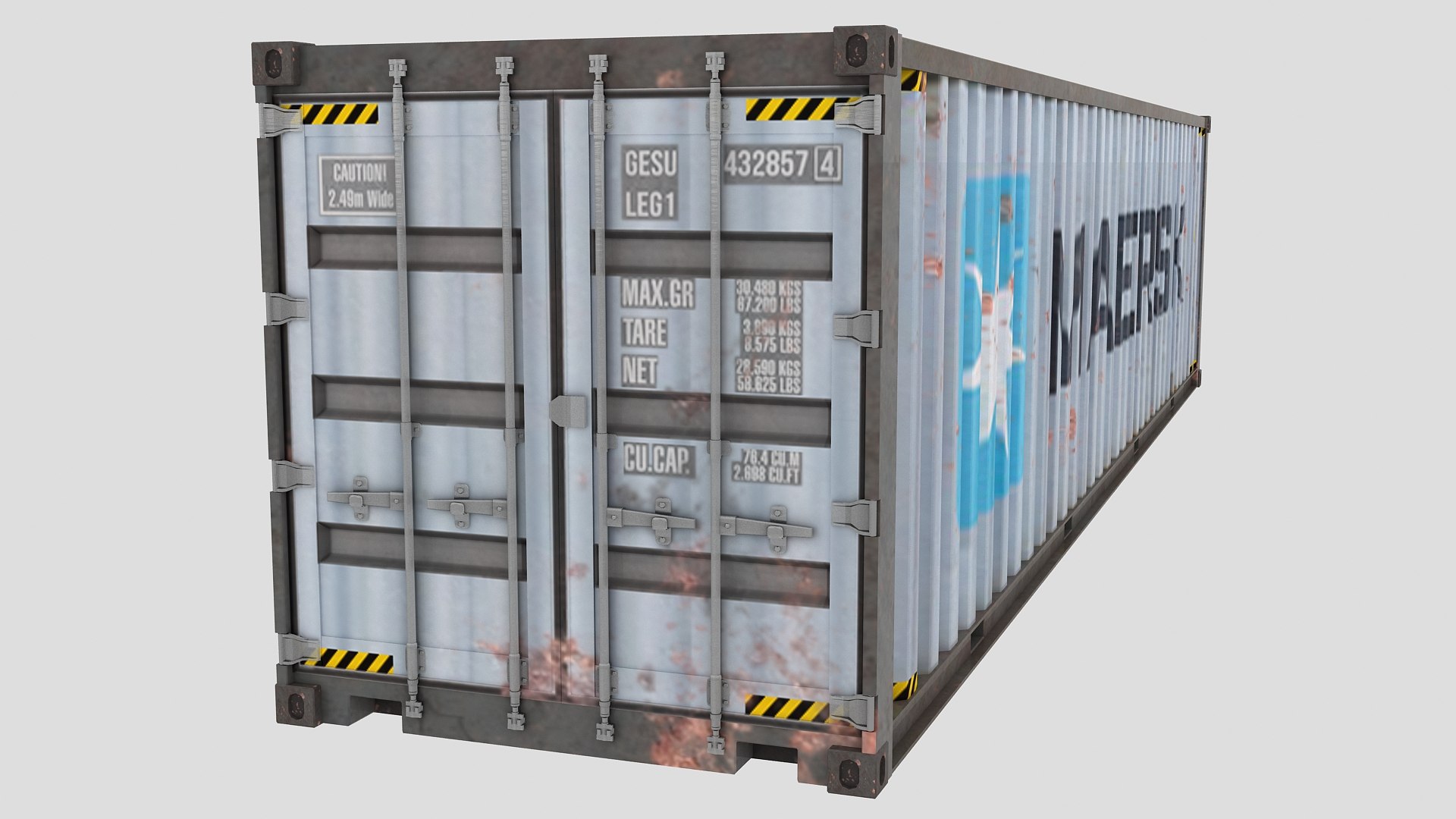 3D Shipping Container - TurboSquid 1643300