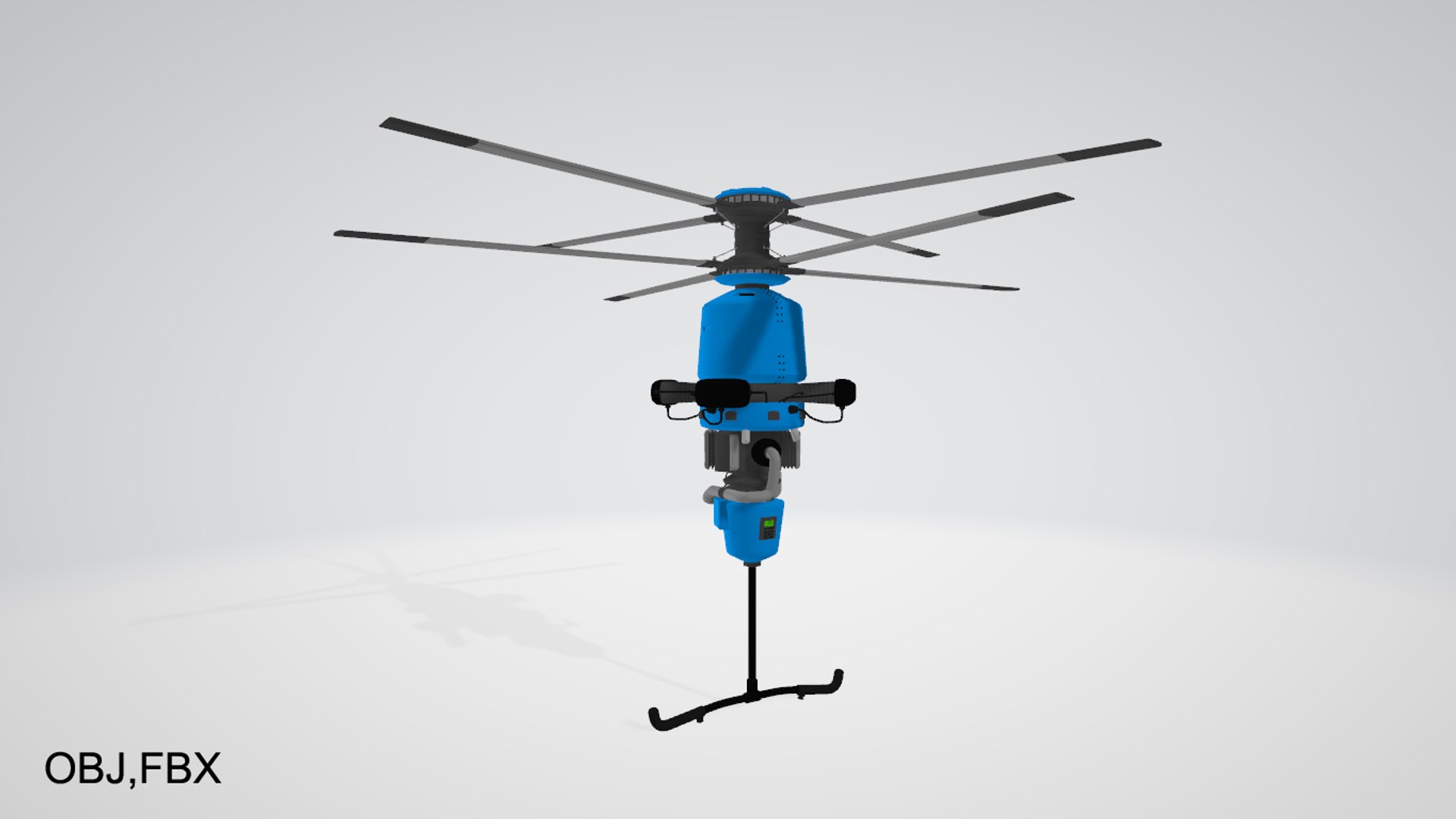 Hand Copter Model - TurboSquid 2041206