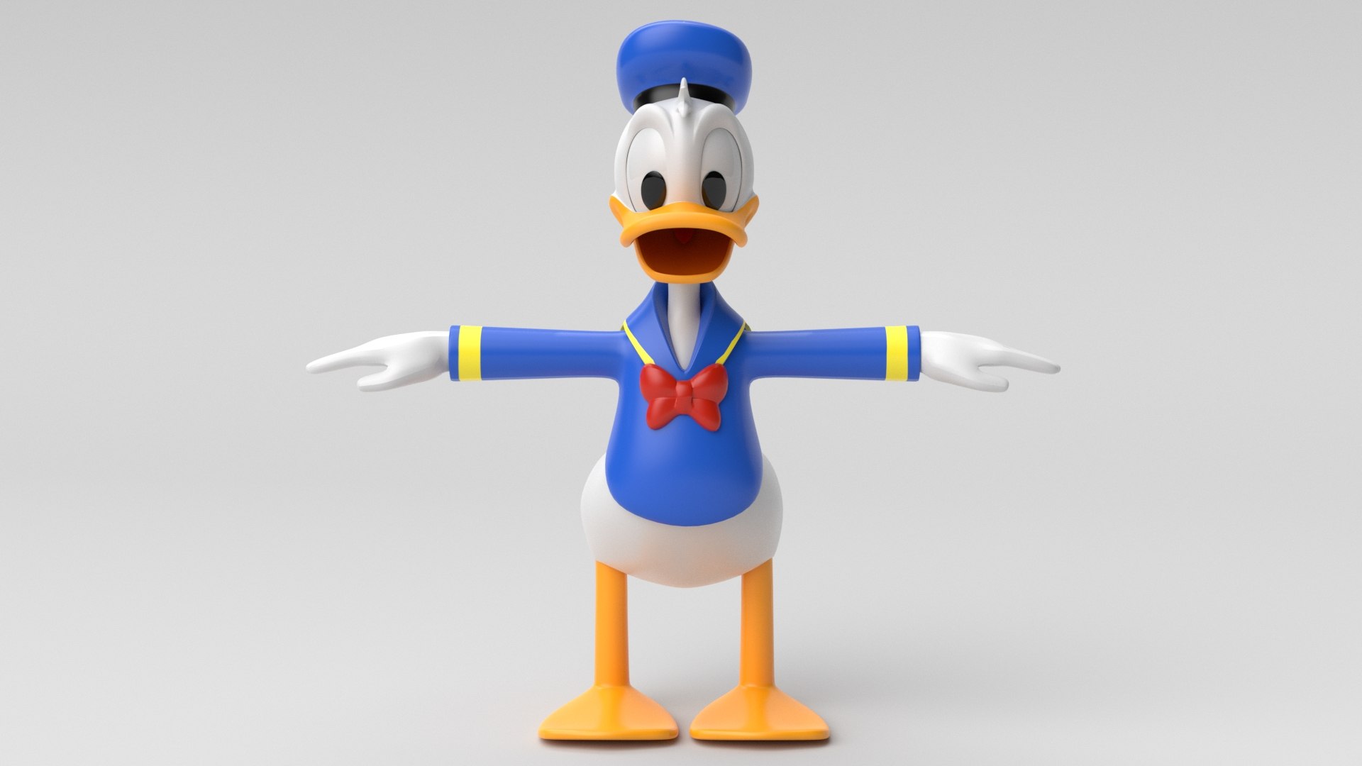 Donald Duck 3D Model - TurboSquid 1600184