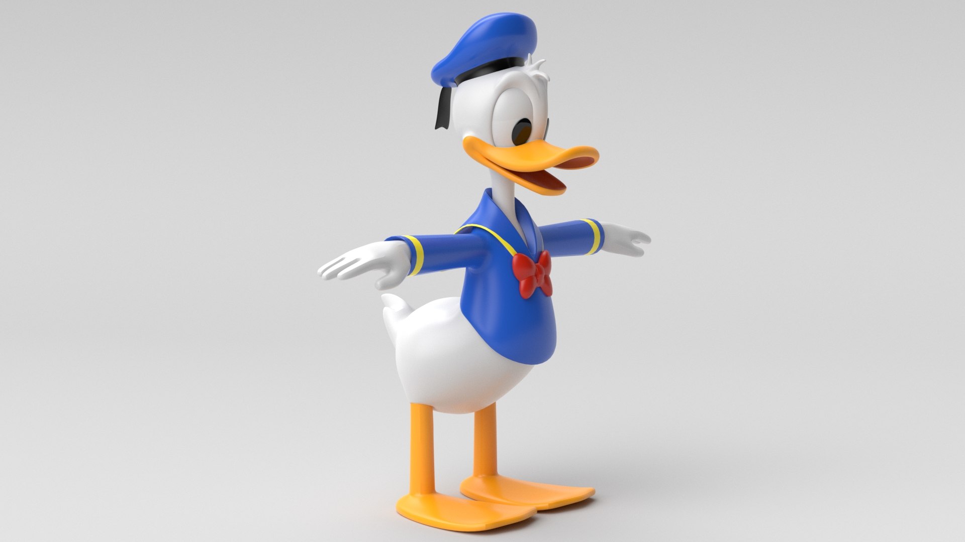 Donald Duck 3D Model - TurboSquid 1600184