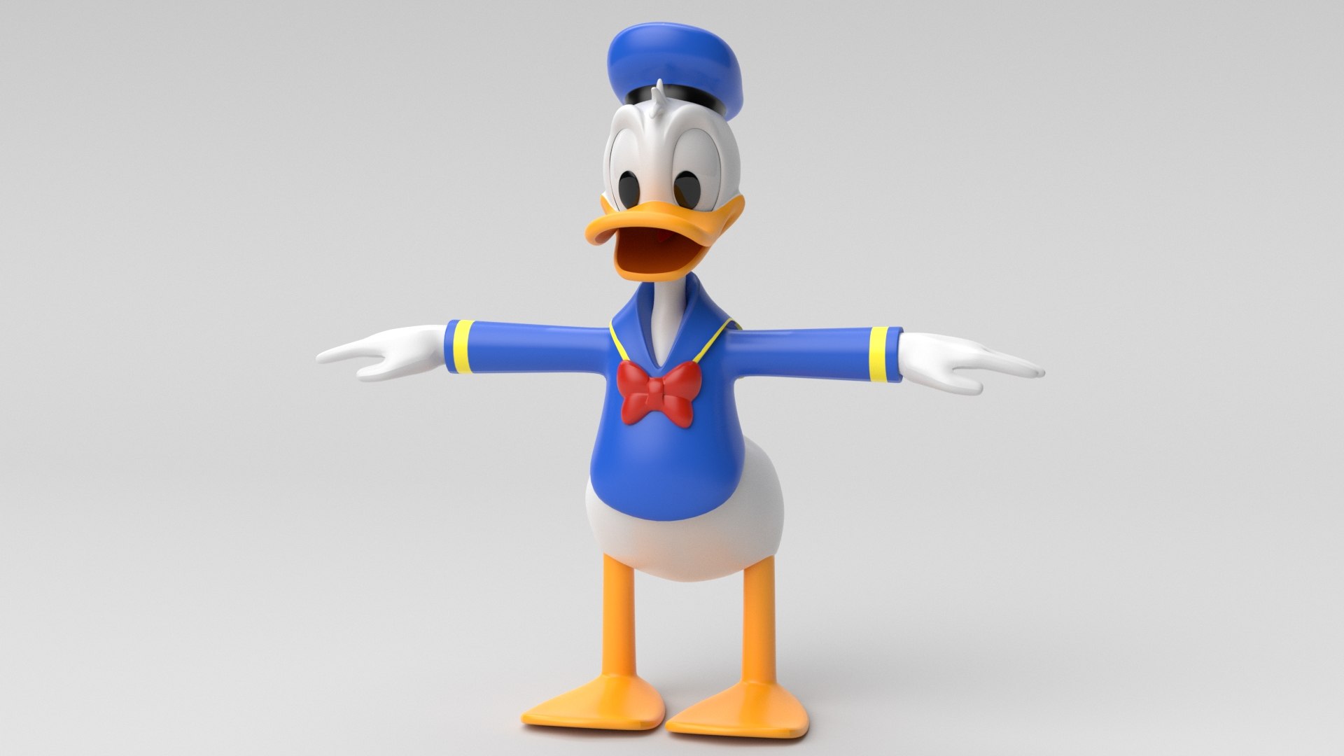 Donald Duck 3D Model - TurboSquid 1600184