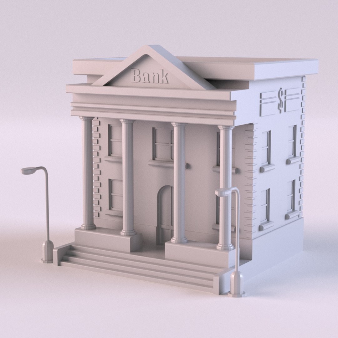 3D Model Bank 02 - TurboSquid 1653887
